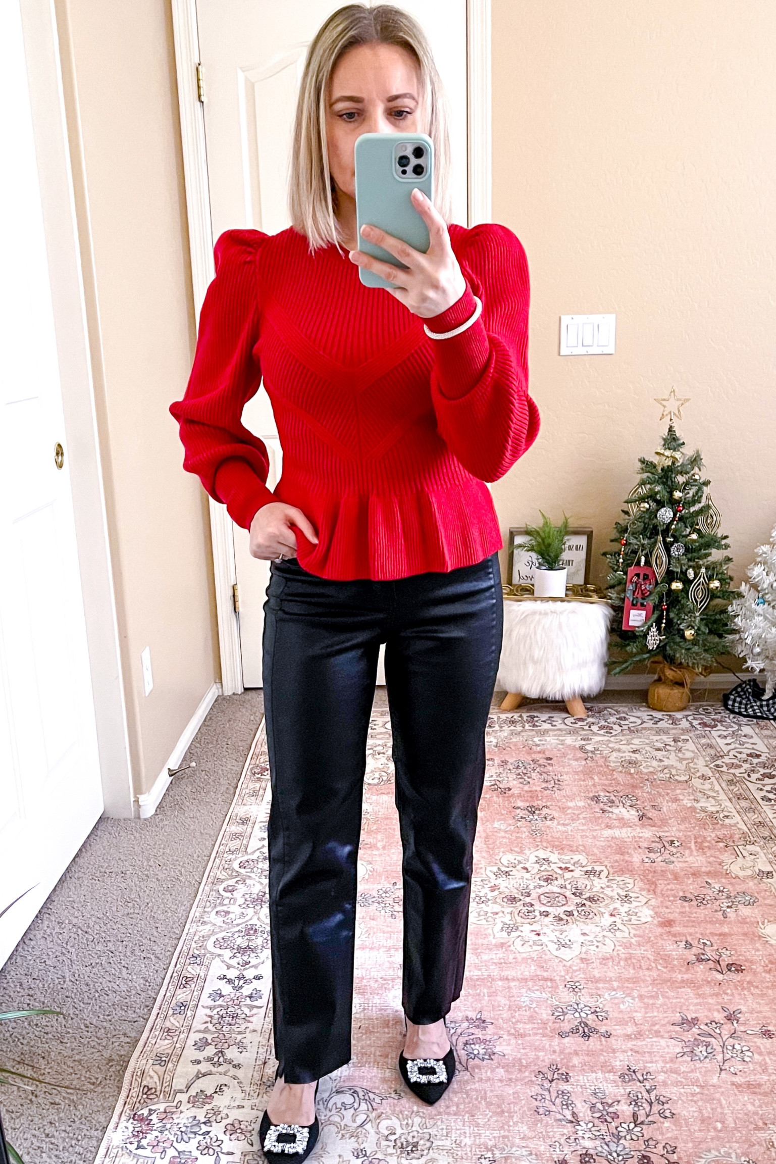 High Waisted Black Coated Raw … curated on LTK