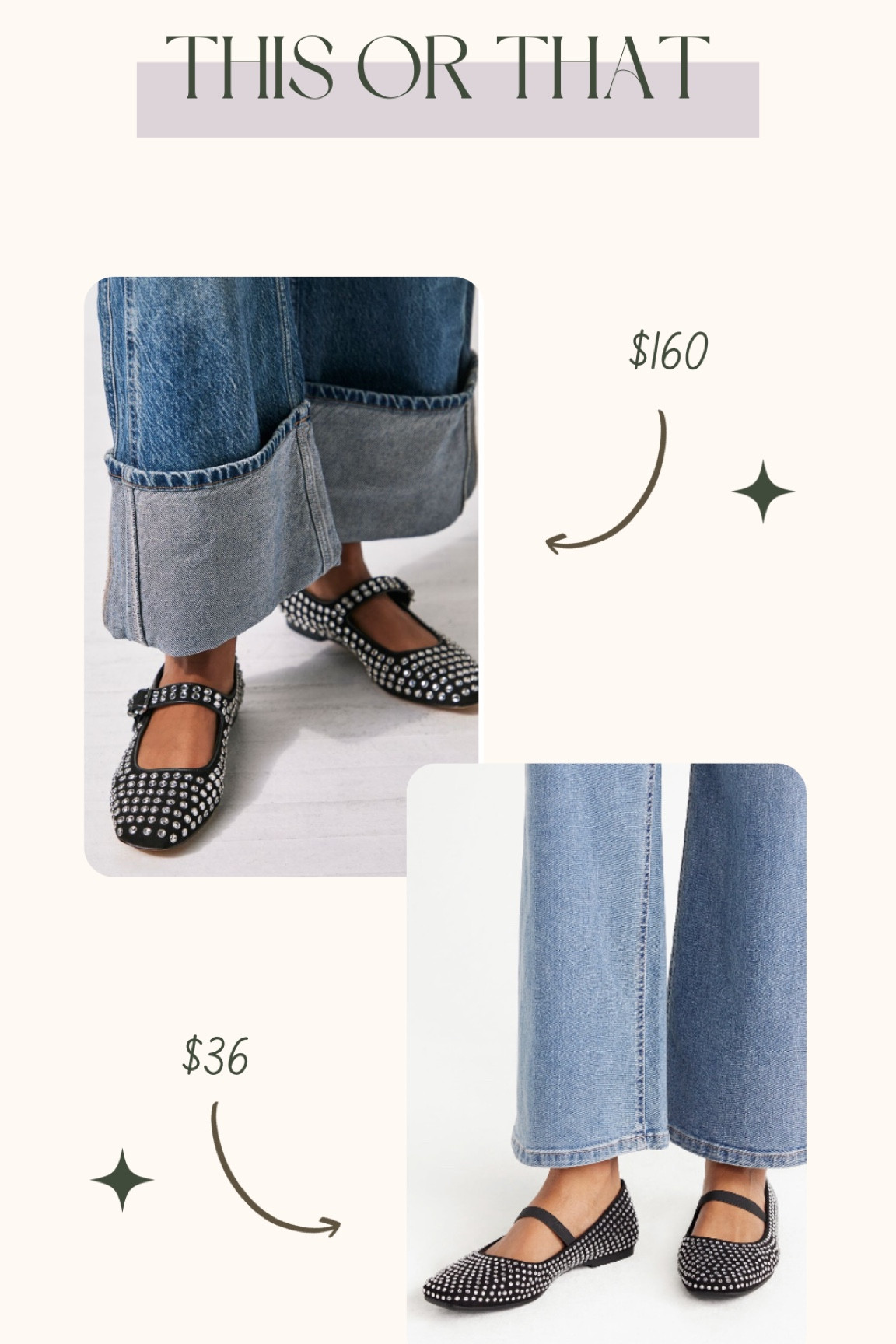 Gem Buckle Ballet Flats curated on LTK