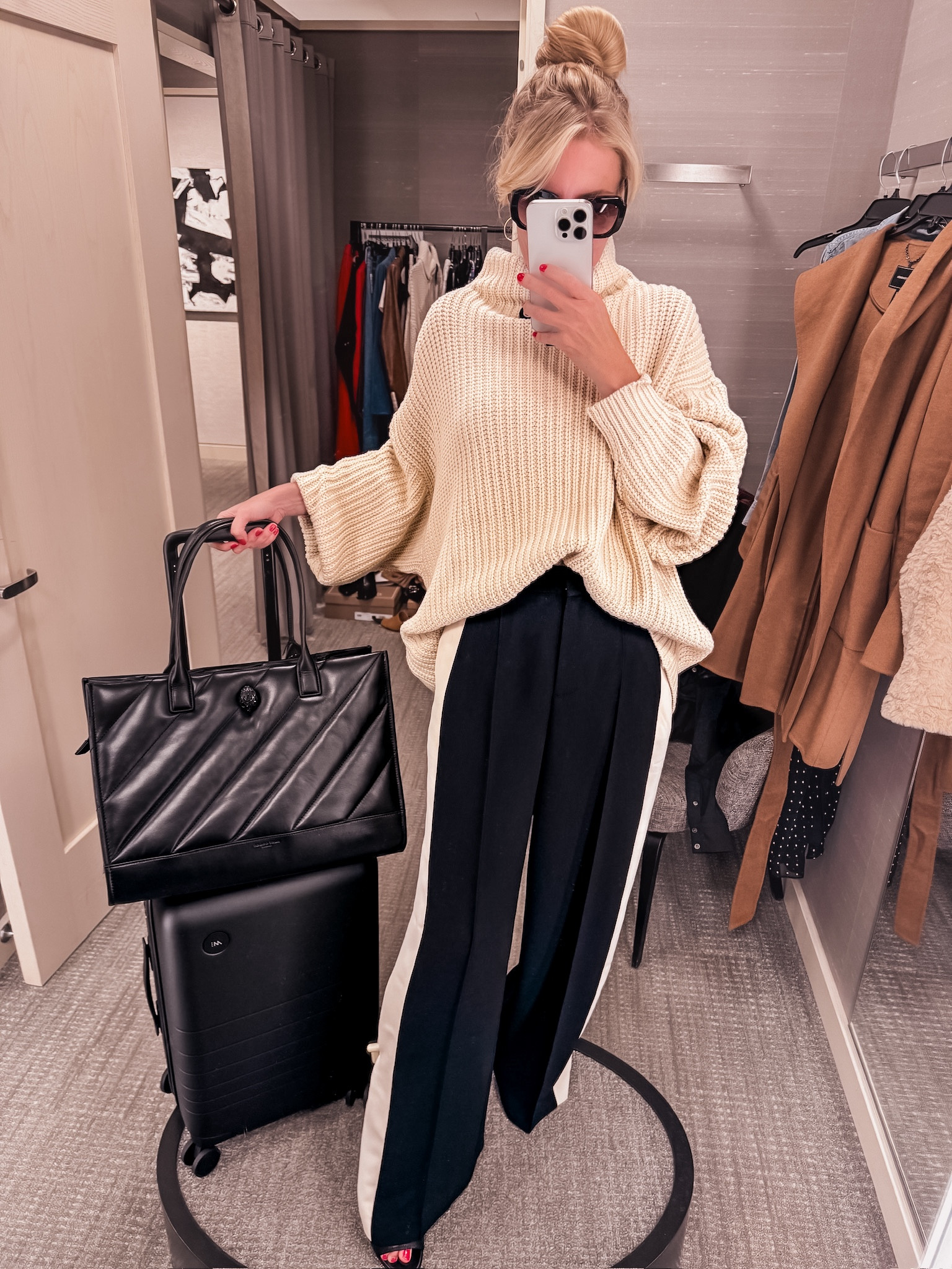 Reiss Pam Stripe Wide Leg Pants curated on LTK