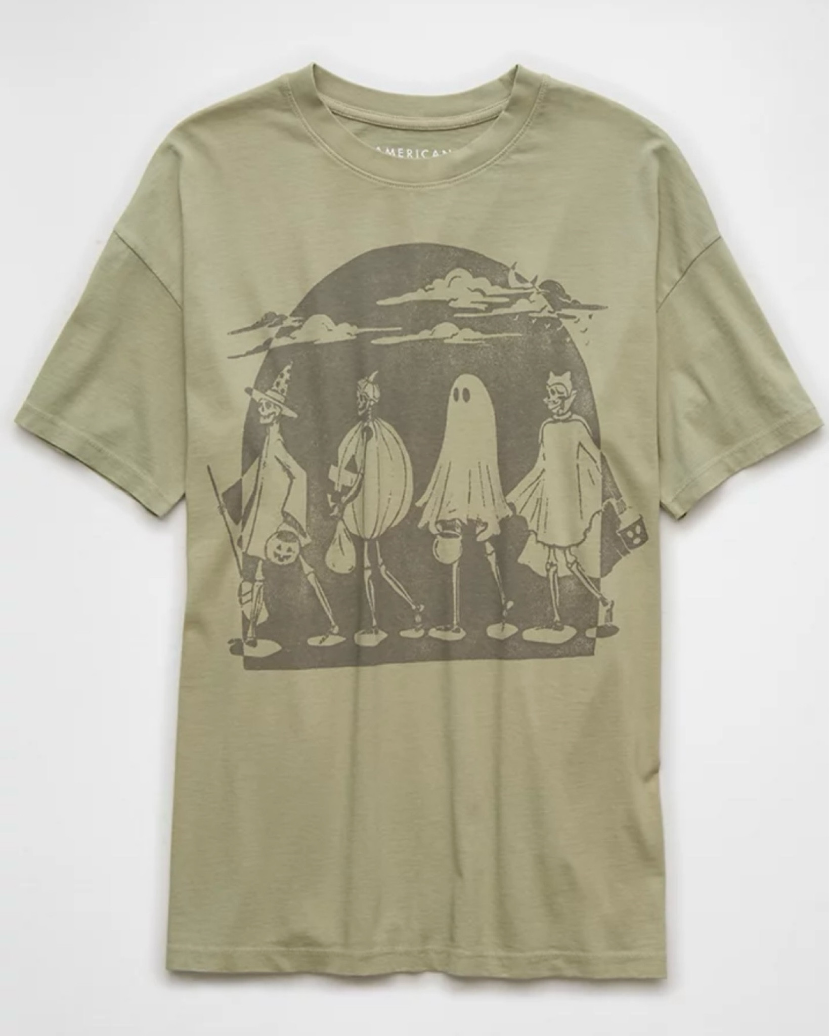 AE Halloween Skeleton Graphic Tee curated on LTK