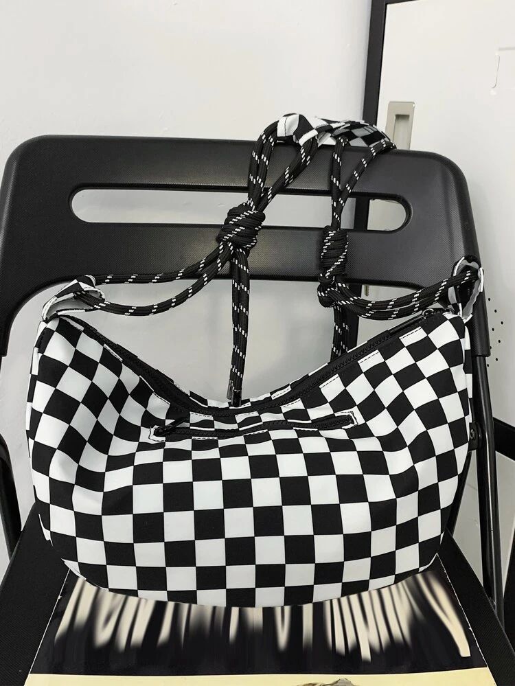 Checkered Pattern Hobo Bag curated on LTK