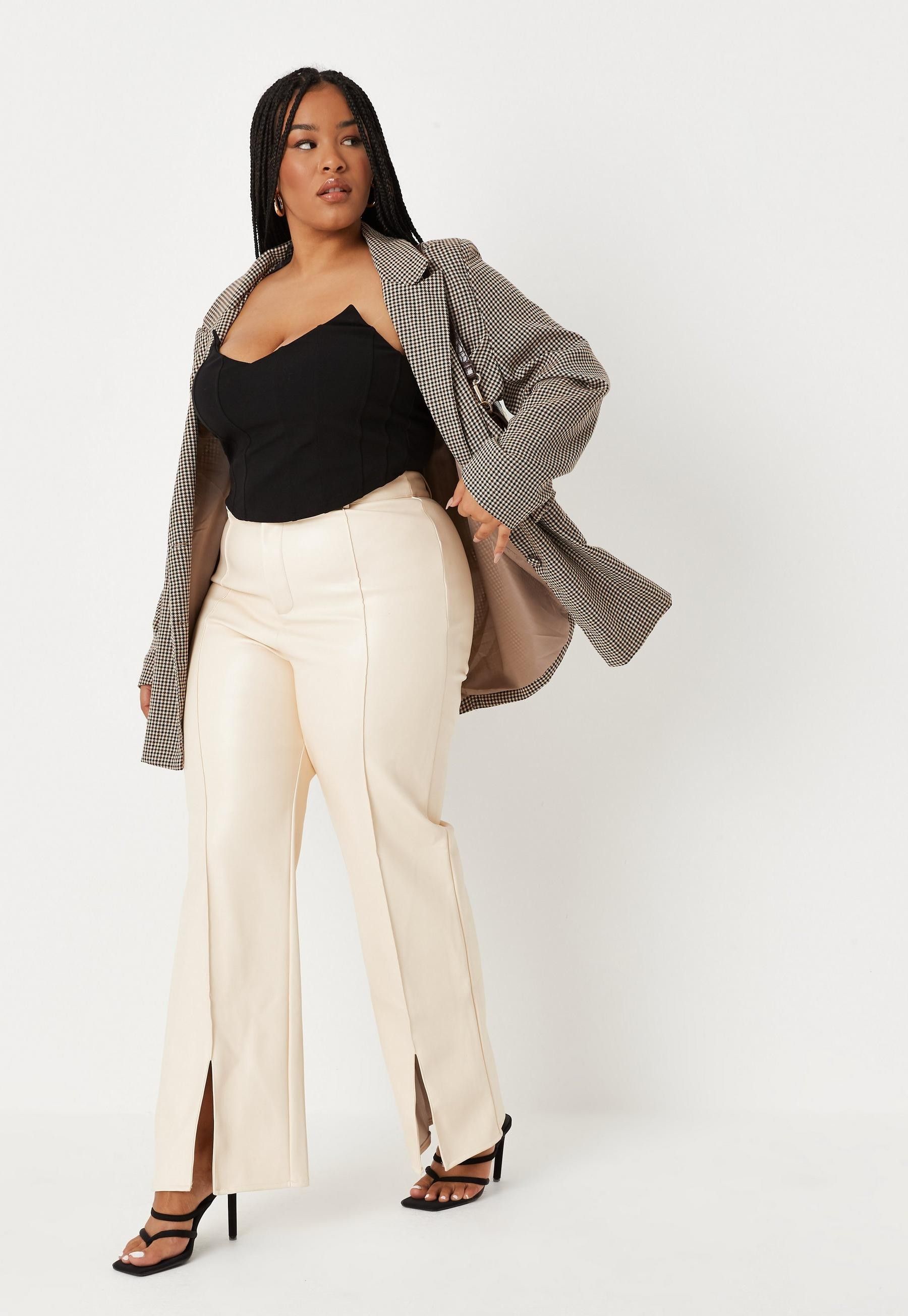 Missguided - Plus Size Cream Faux … curated on LTK