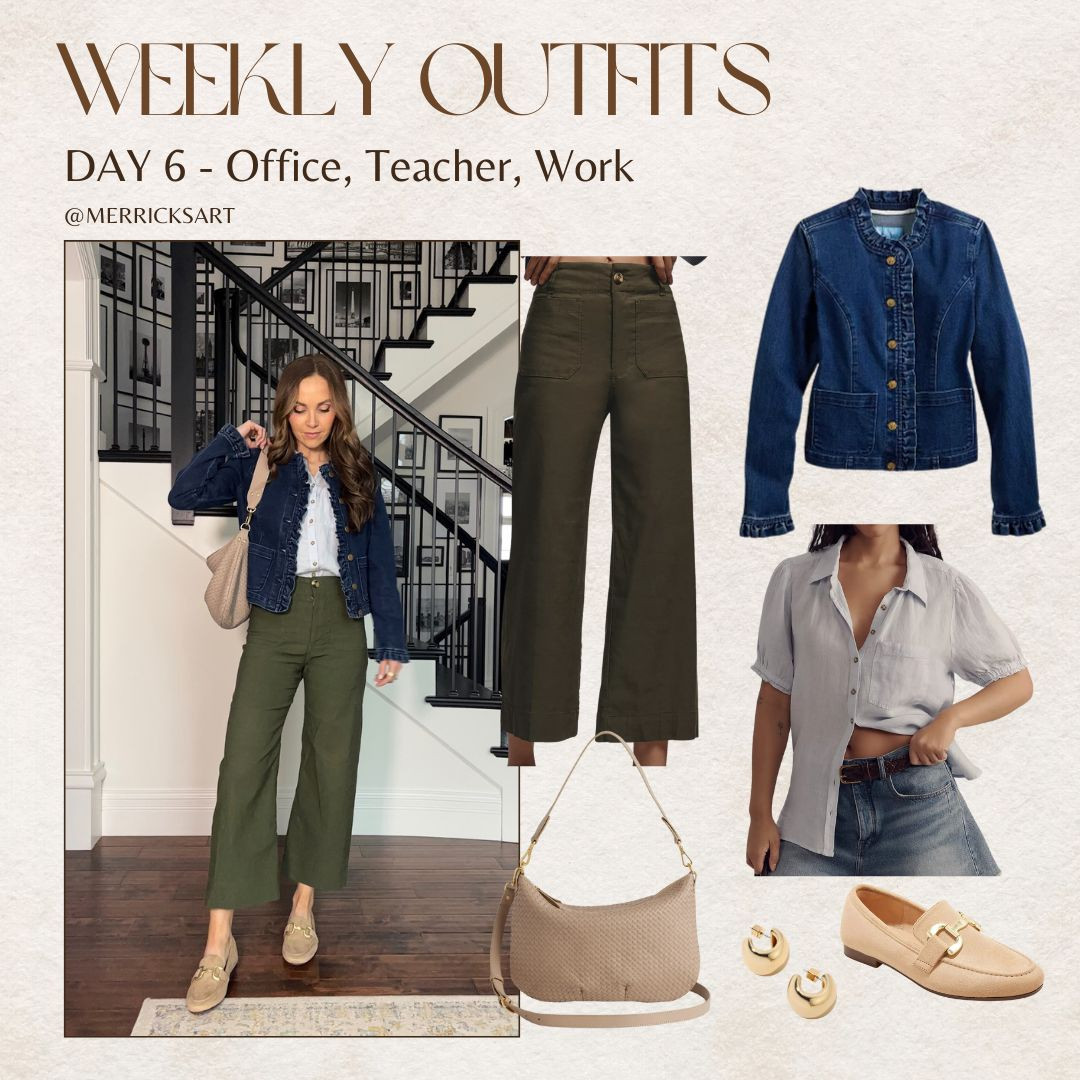 Women's Draper James Ruffle Denim … curated on LTK