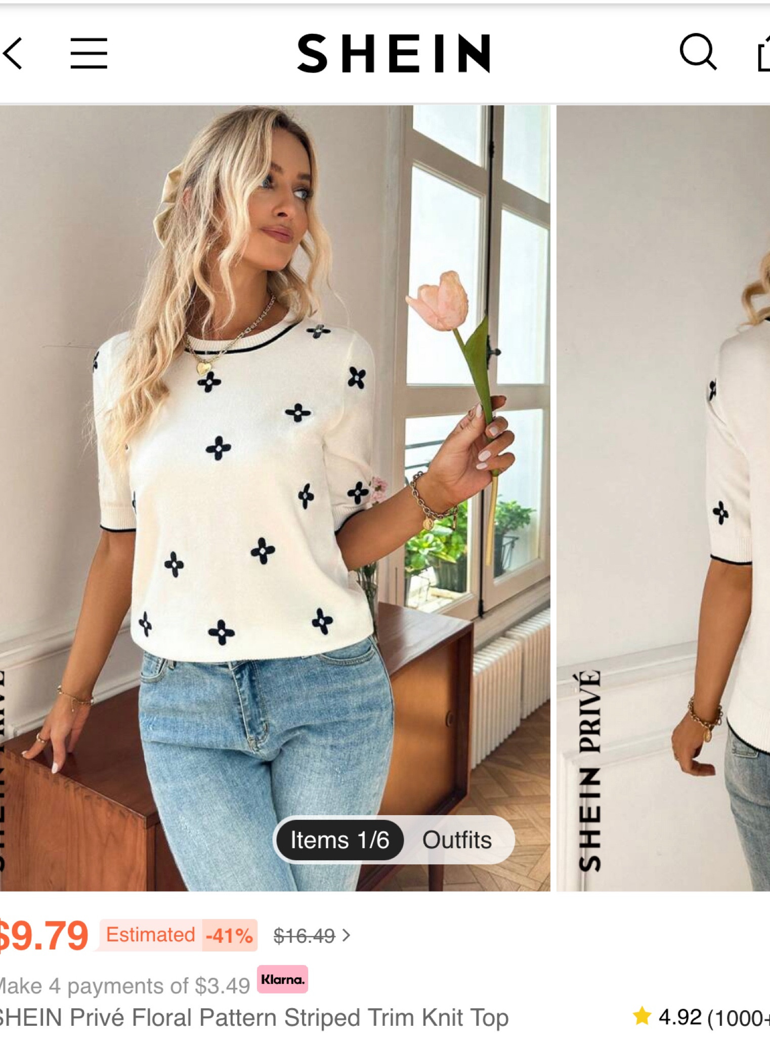 SHEIN Privé Floral Pattern Striped … curated on LTK