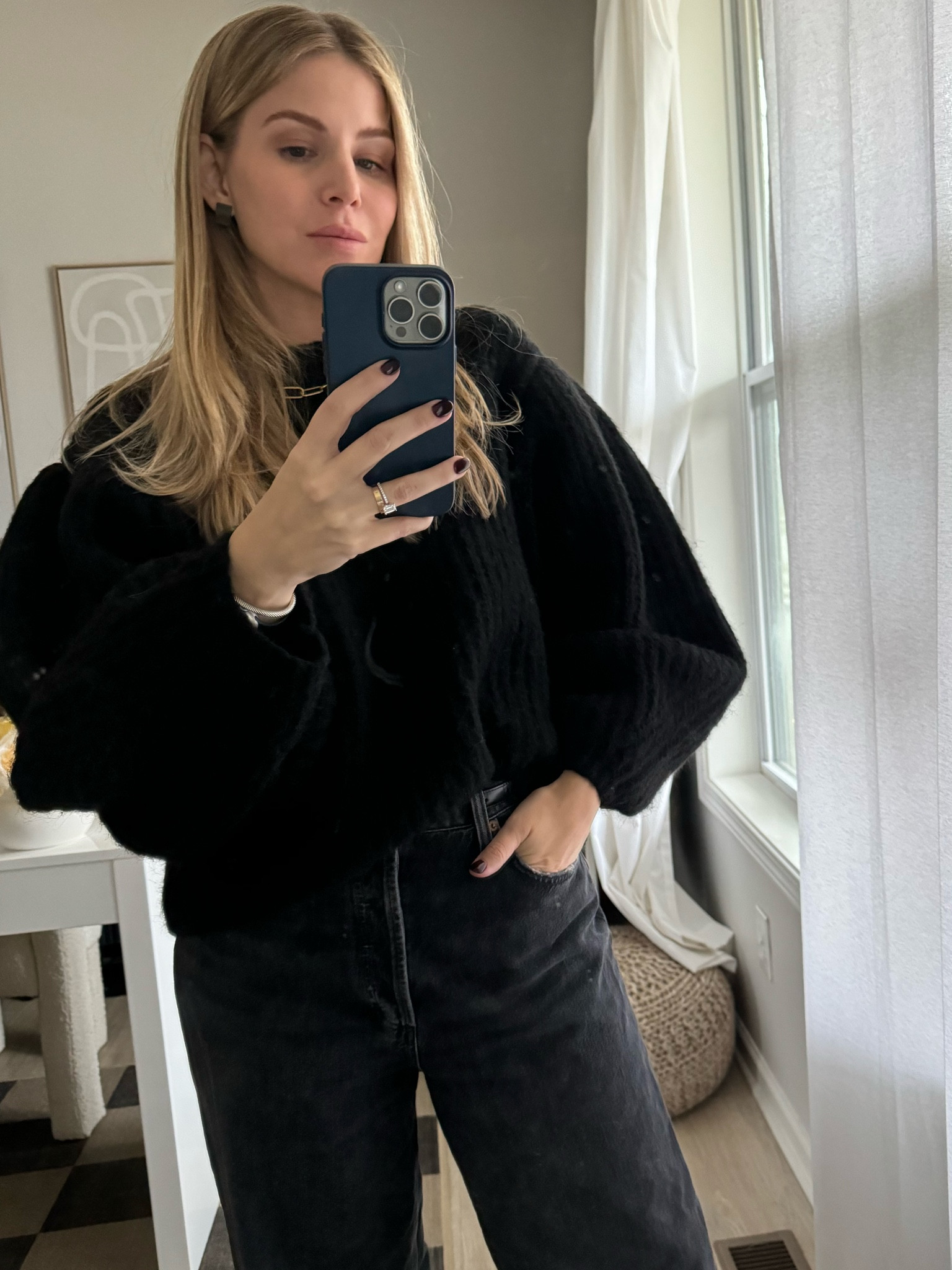 Topshop Volume Sleeve Sweater curated on LTK