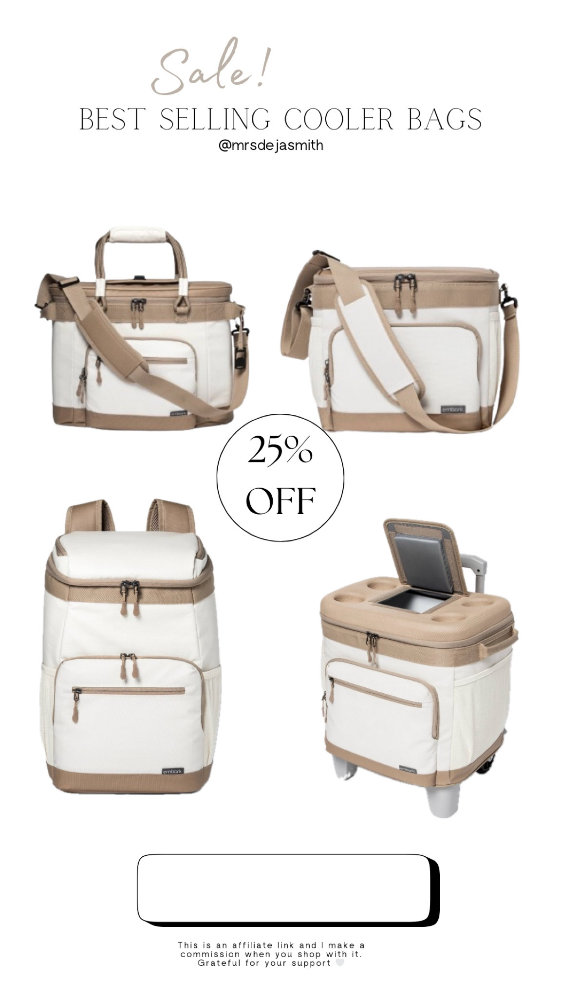 Soft Sided 23qt Cooler Tan - … curated on LTK