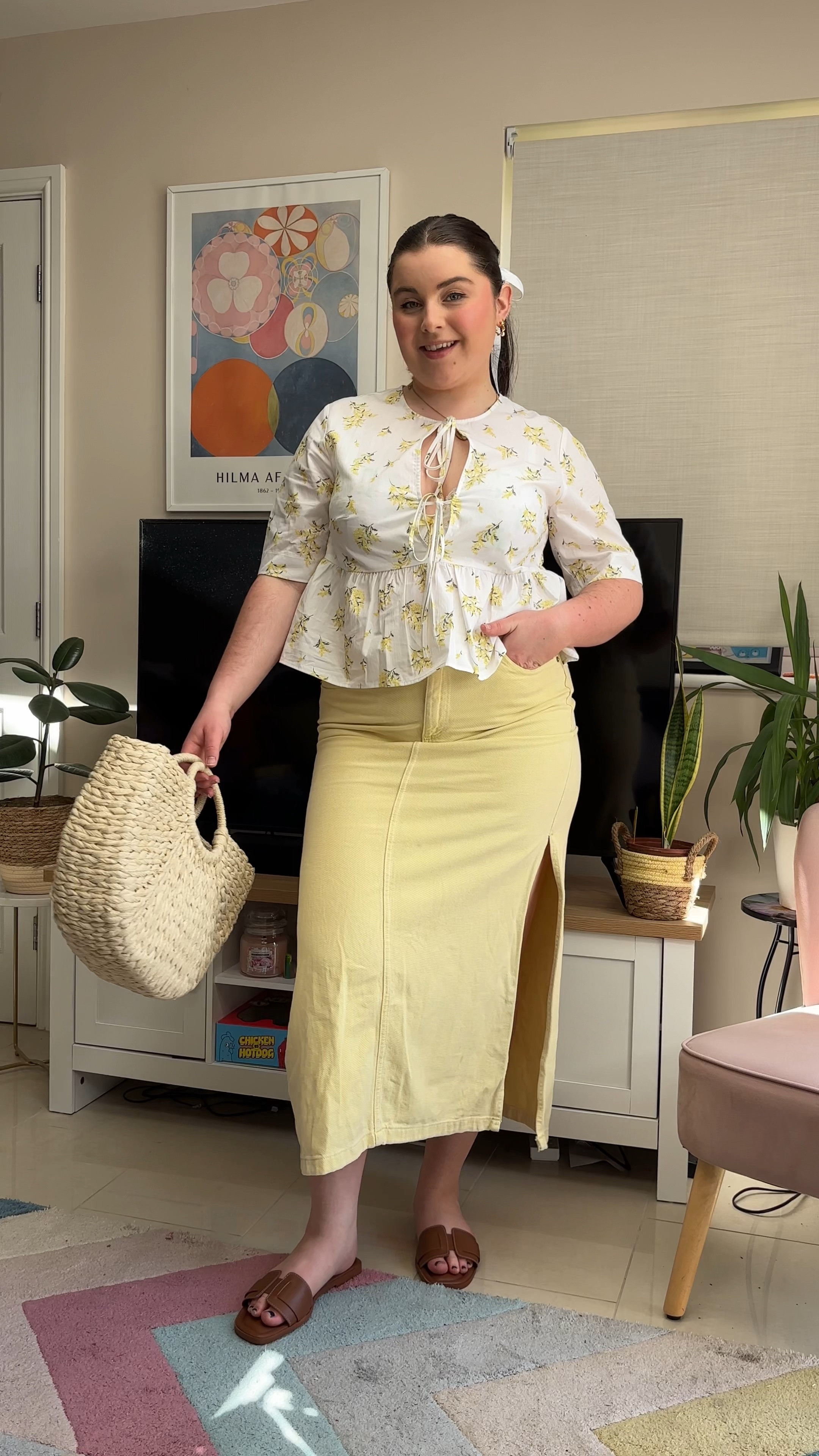 Linen Blend Wide Leg Trousers curated on LTK
