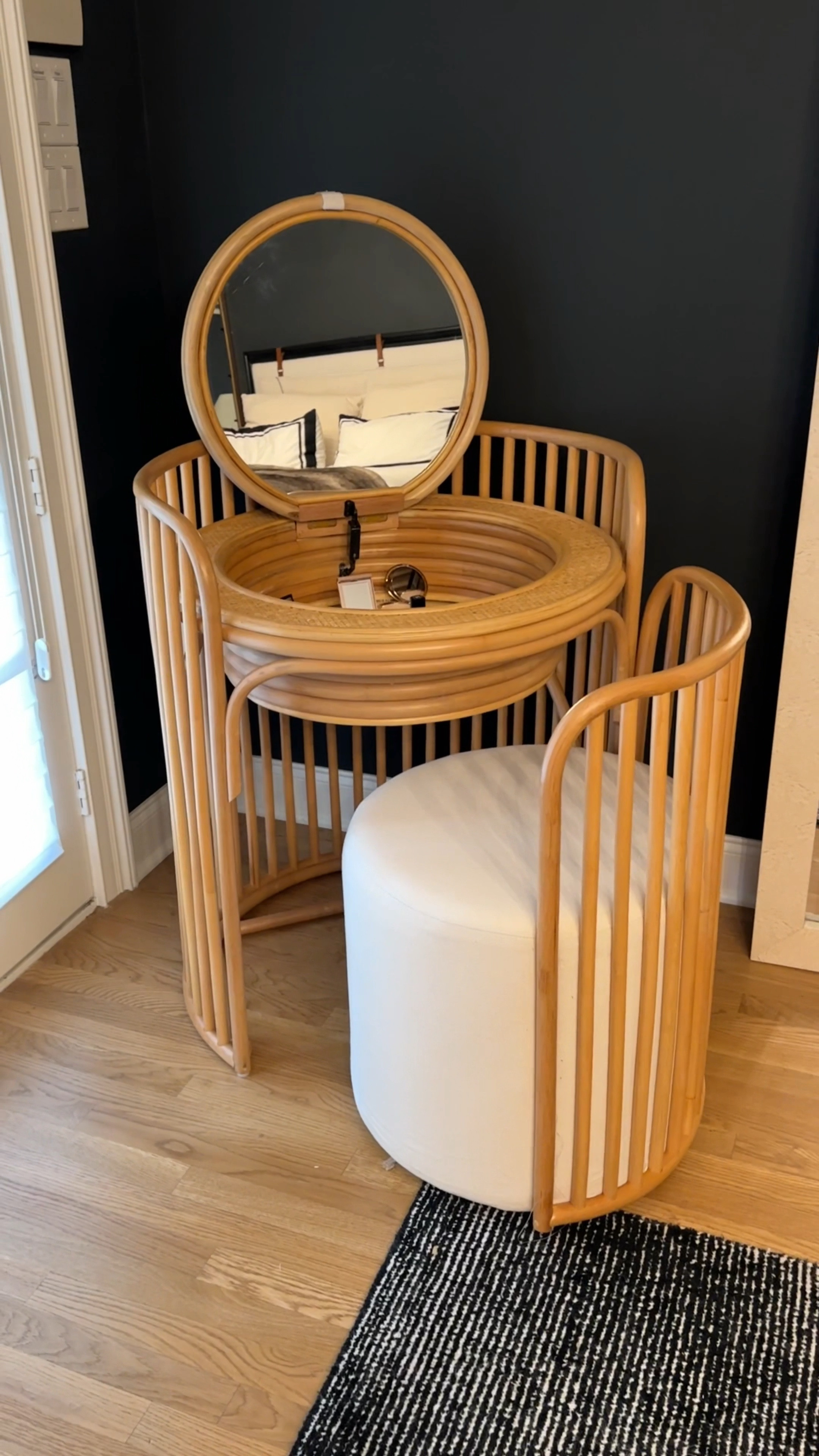 Elise Vanity & Stool Set curated on LTK