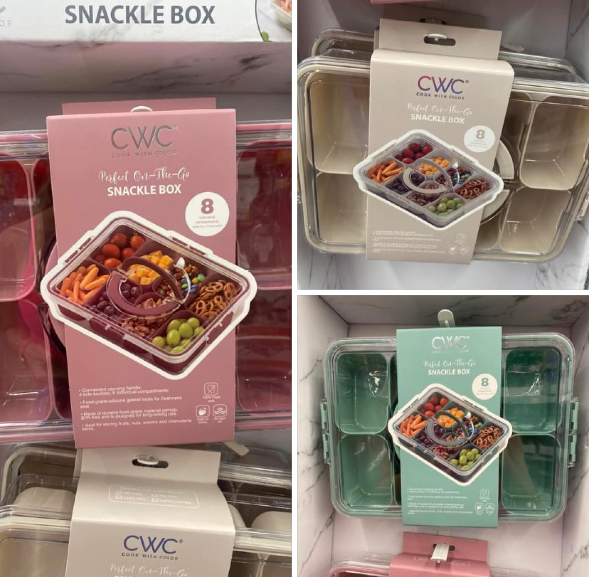 Cook With Color pink snackle box curated on LTK