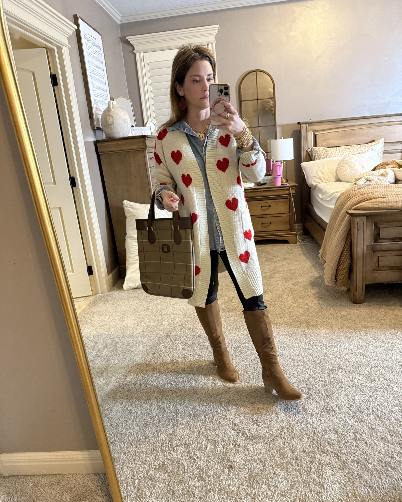 Gold Multi Motif Charm Necklace curated on LTK