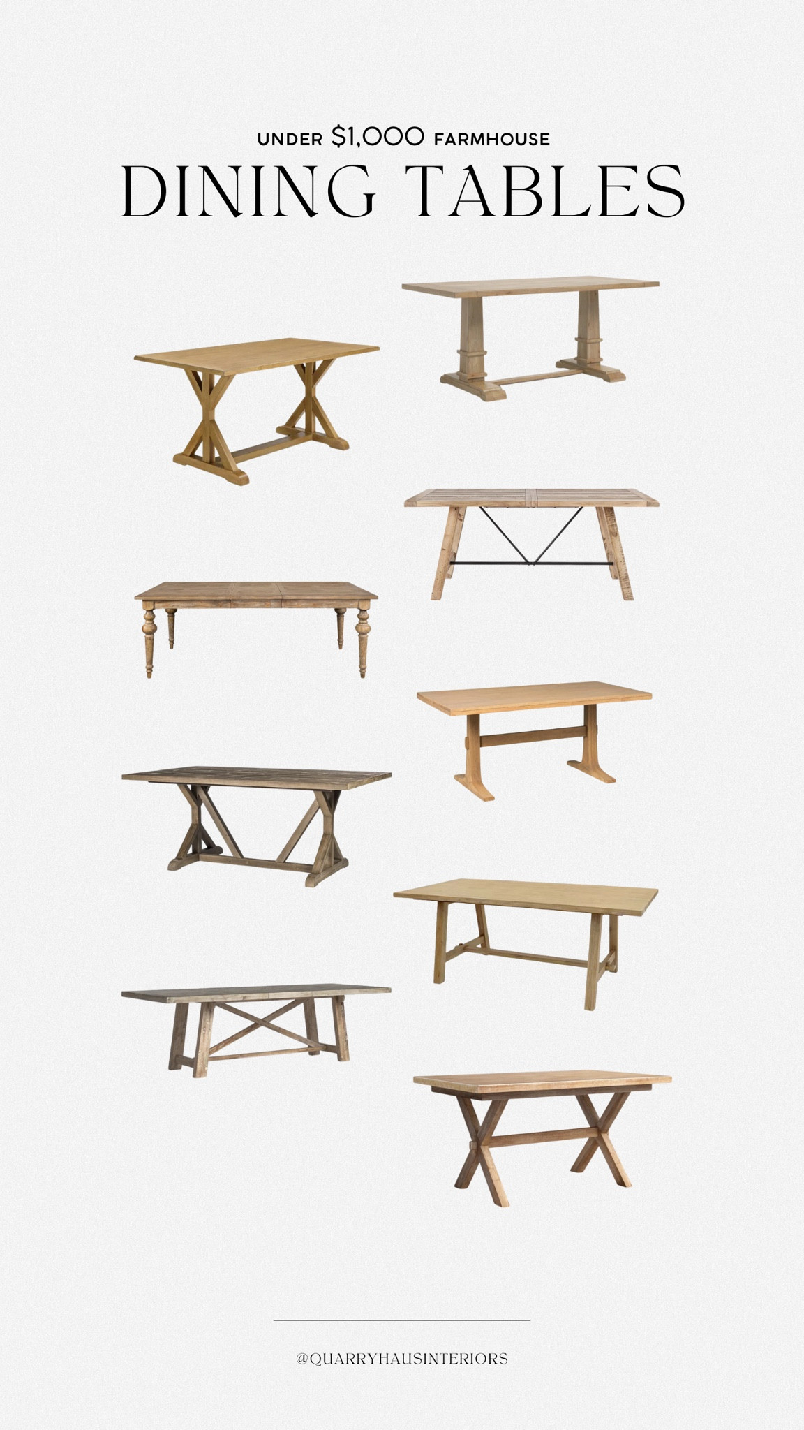Amelia Dining Table curated on LTK