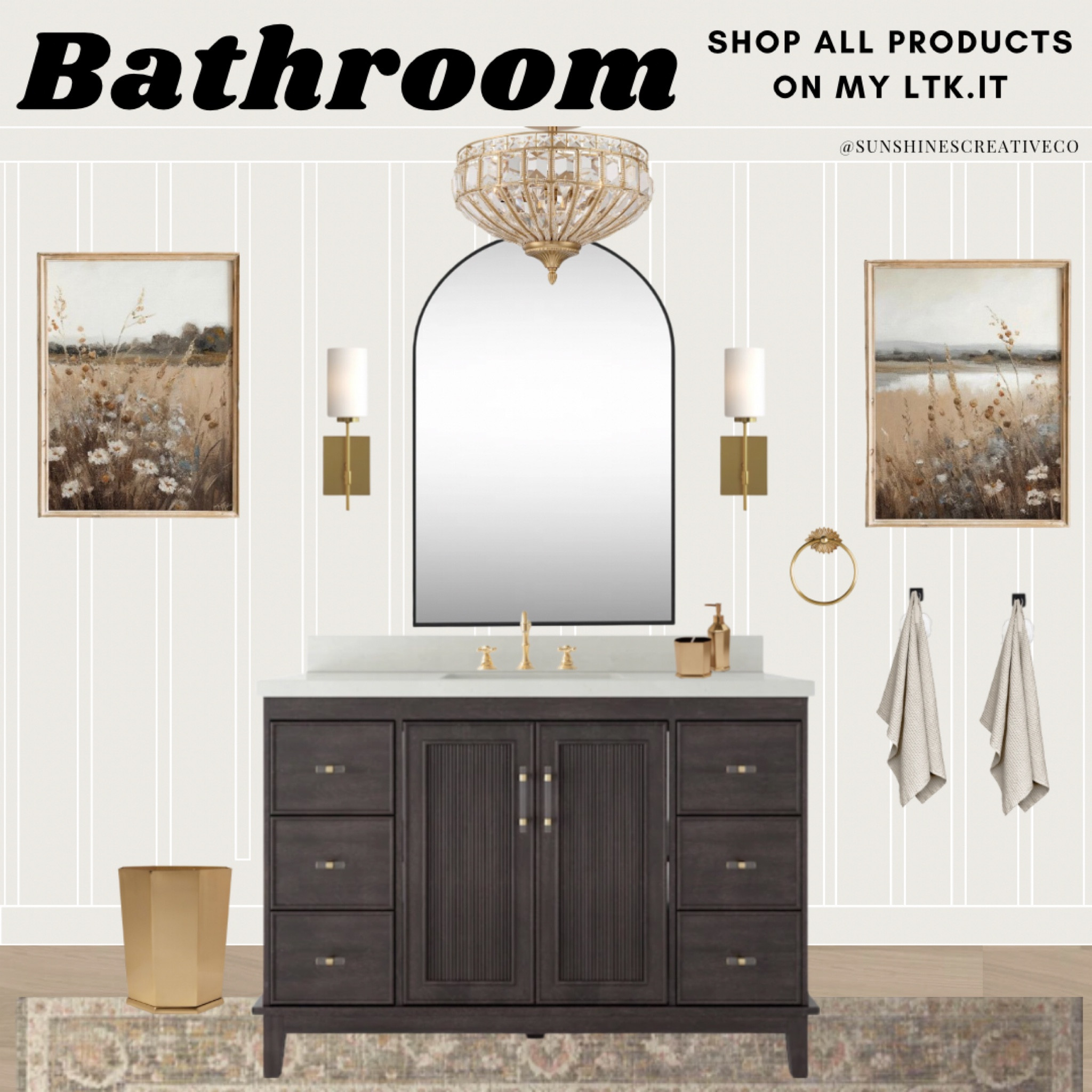 Scott Living Oberman 48-in Black … curated on LTK