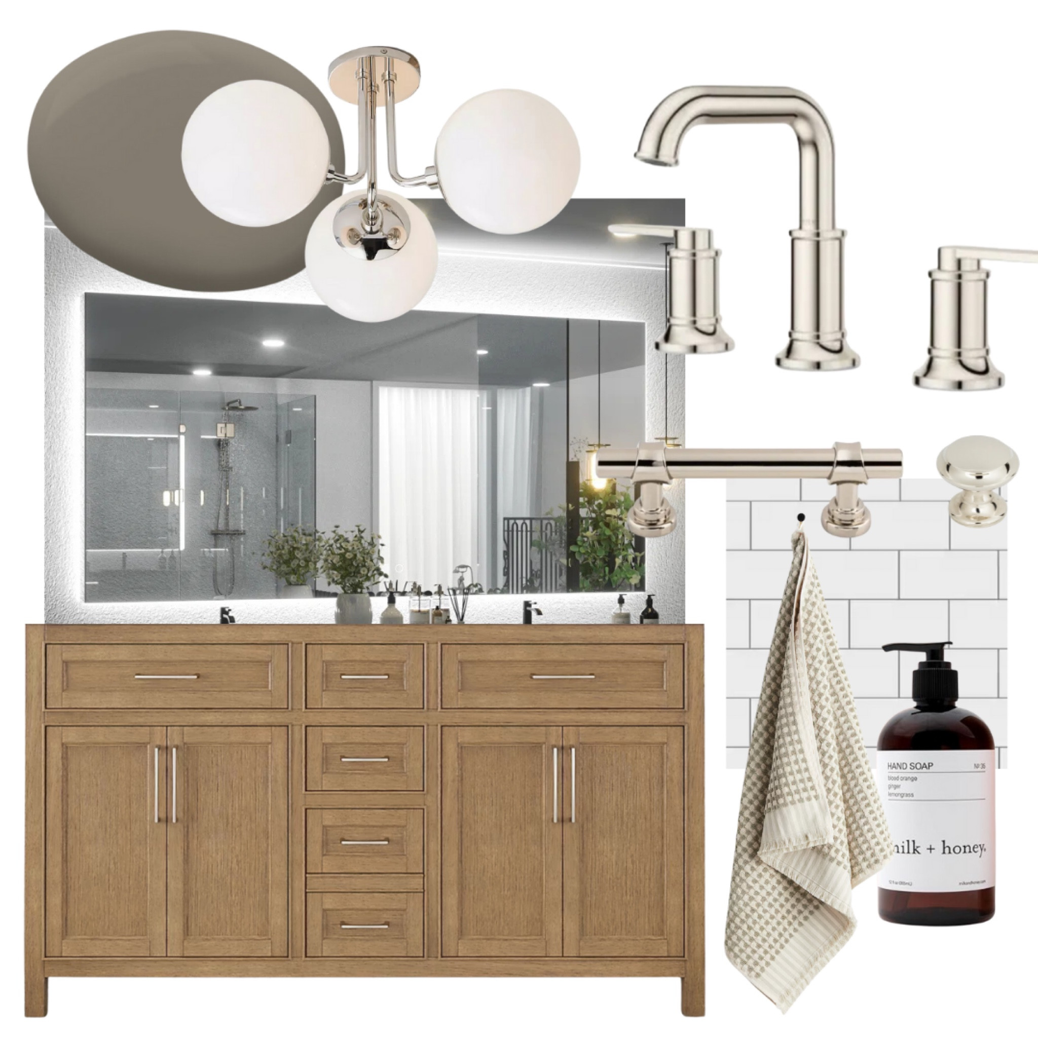 Minimalist Globe Semi-Flush … curated on LTK