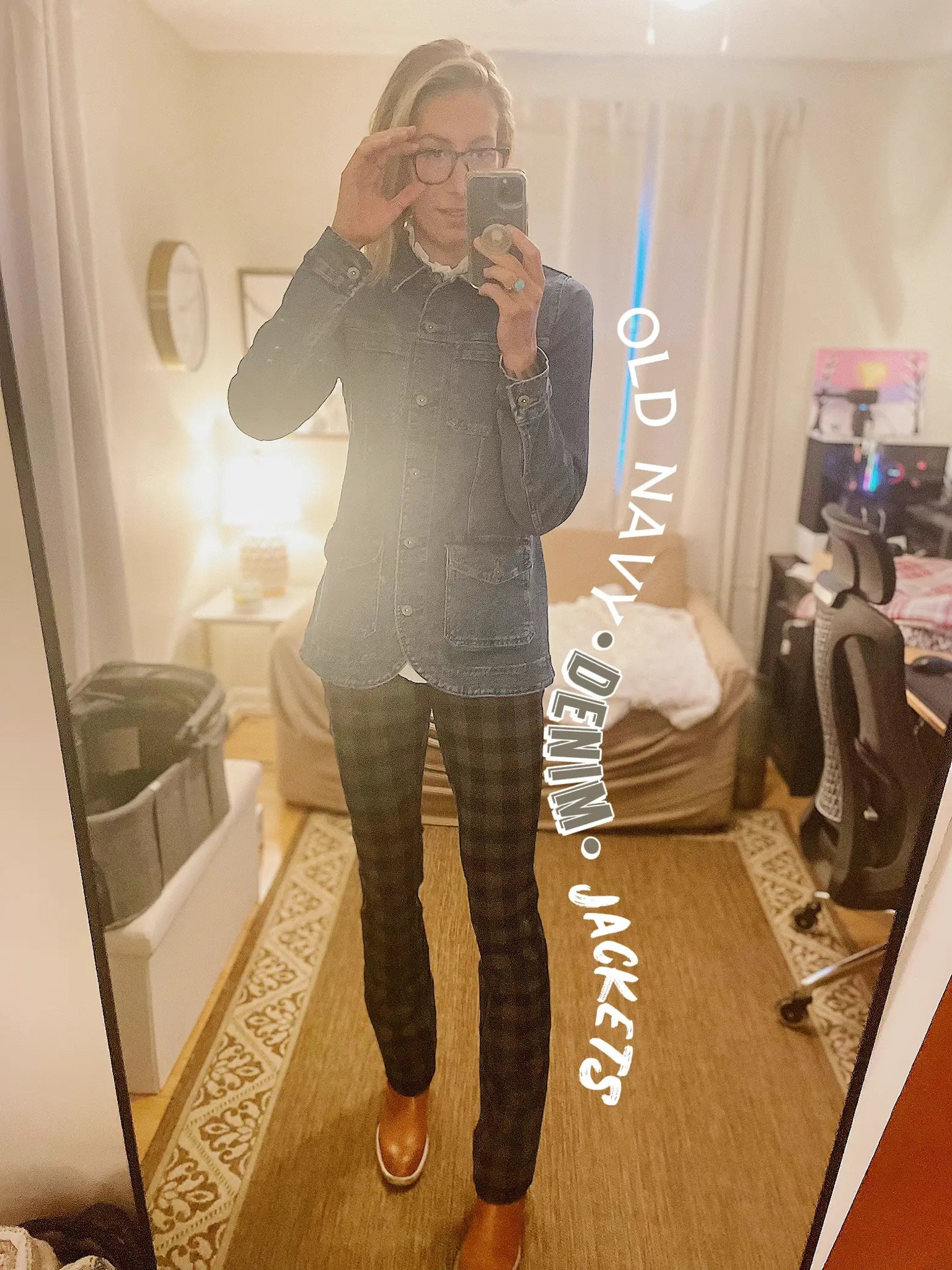 Tie-Waist Jean Utility Jacket for … curated on LTK