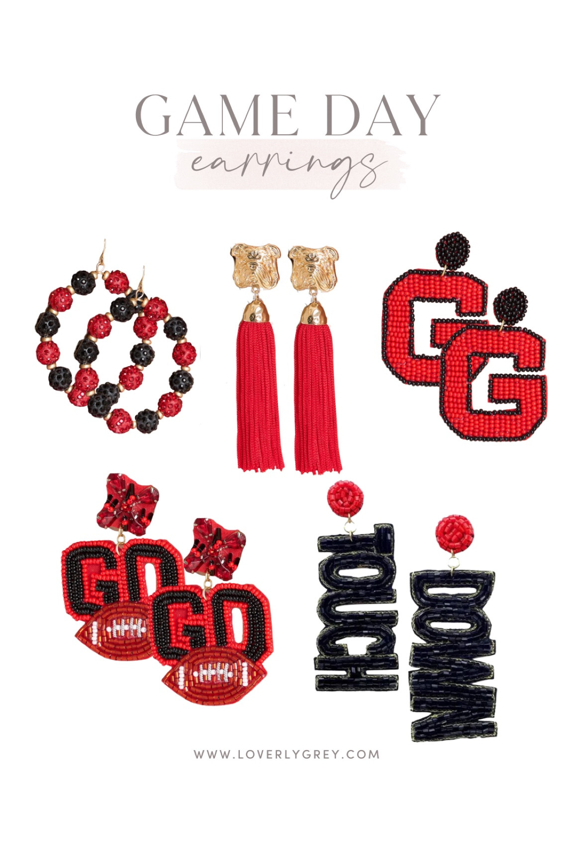 Mean Machine Red Bulldog Earrings curated on LTK