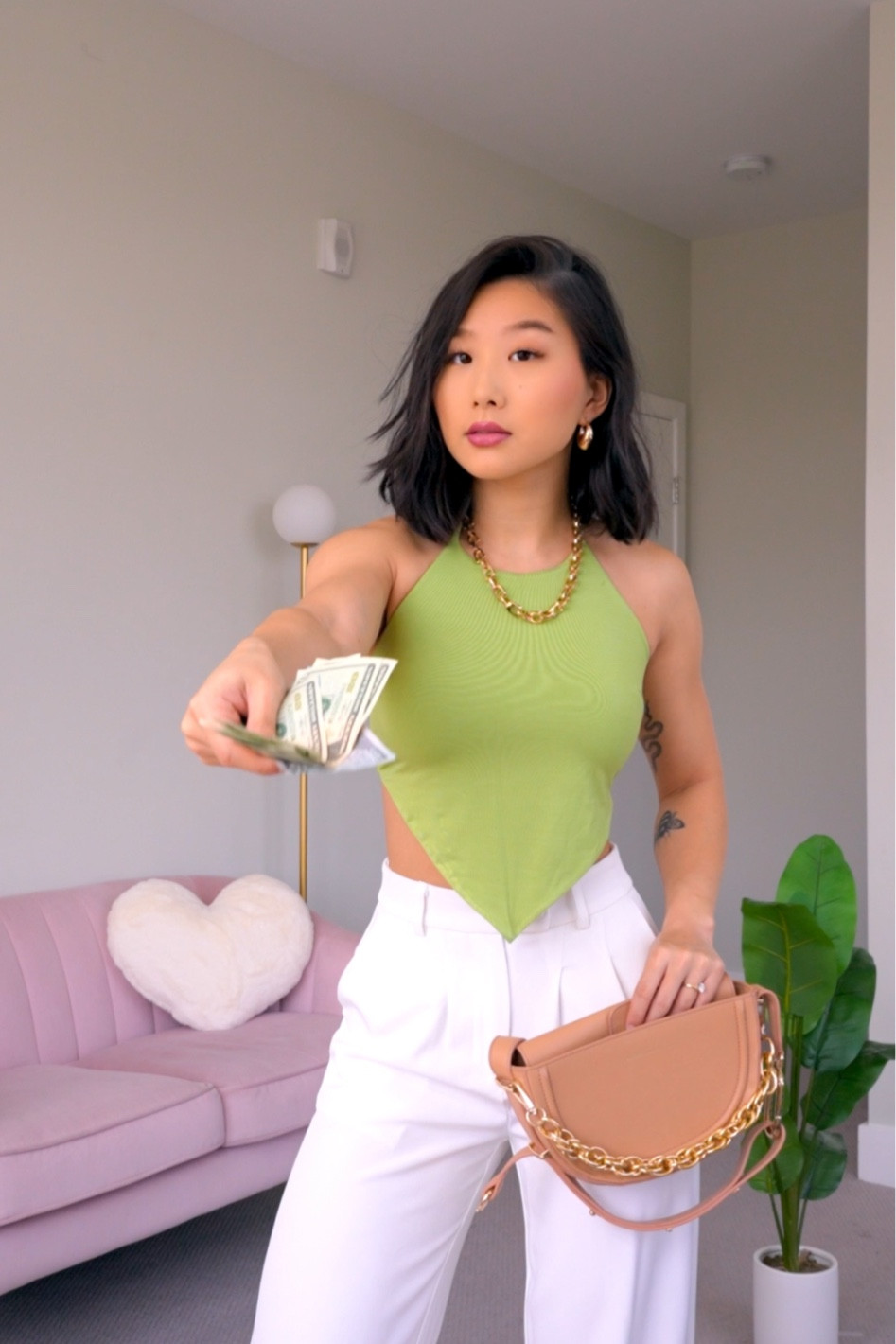 SHEIN PETITE Solid Dual Pocket … curated on LTK