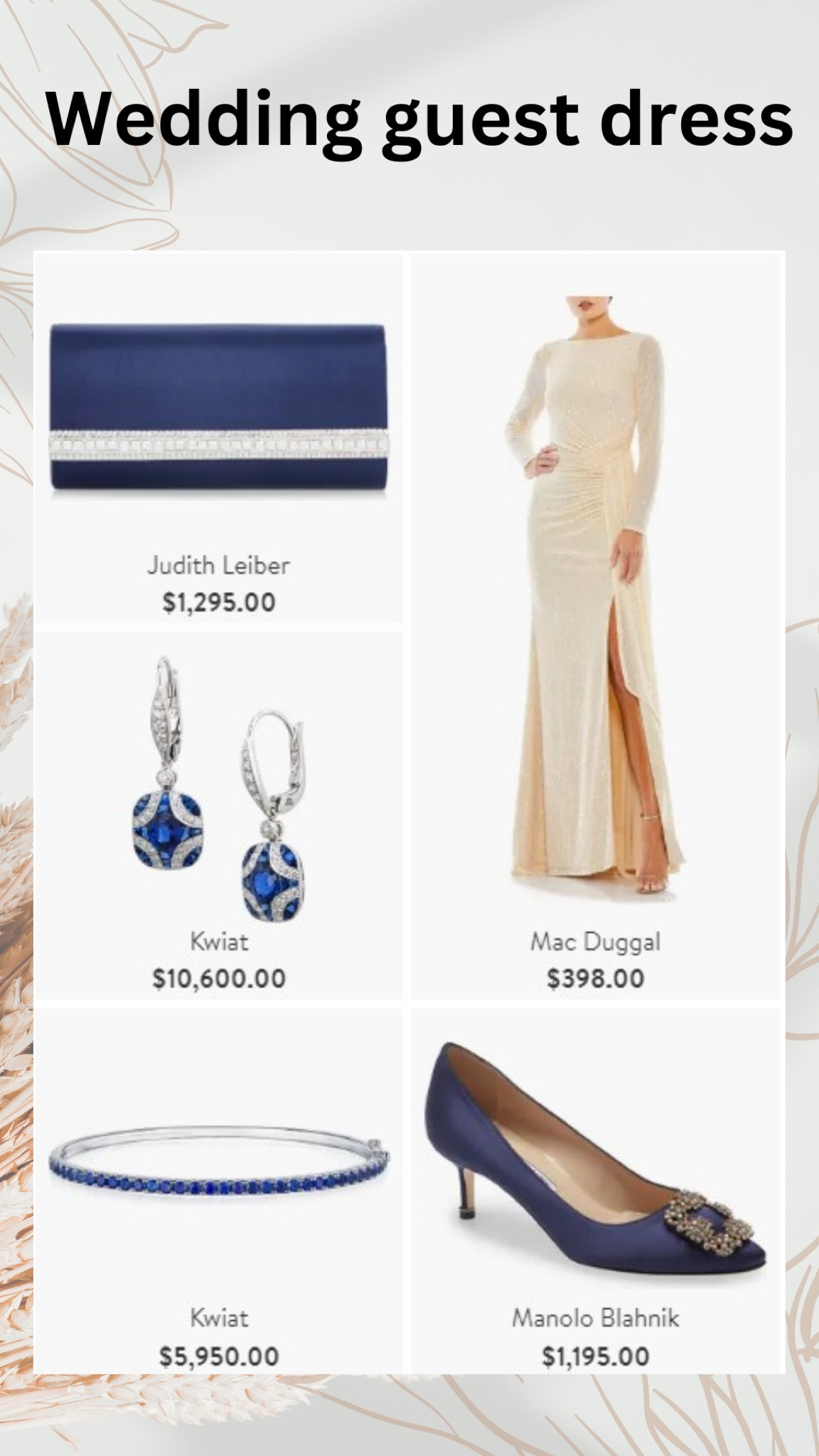 Navy Blue Cocktail Dress Accessories