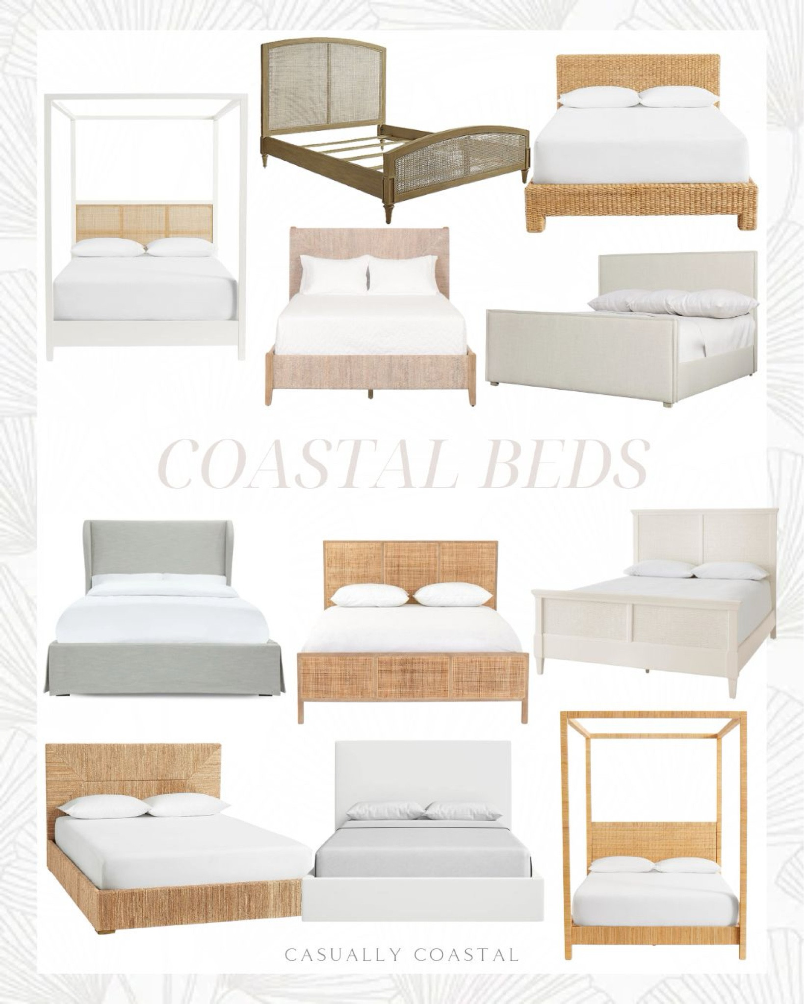 Westly Cane Canopy Bed curated on LTK