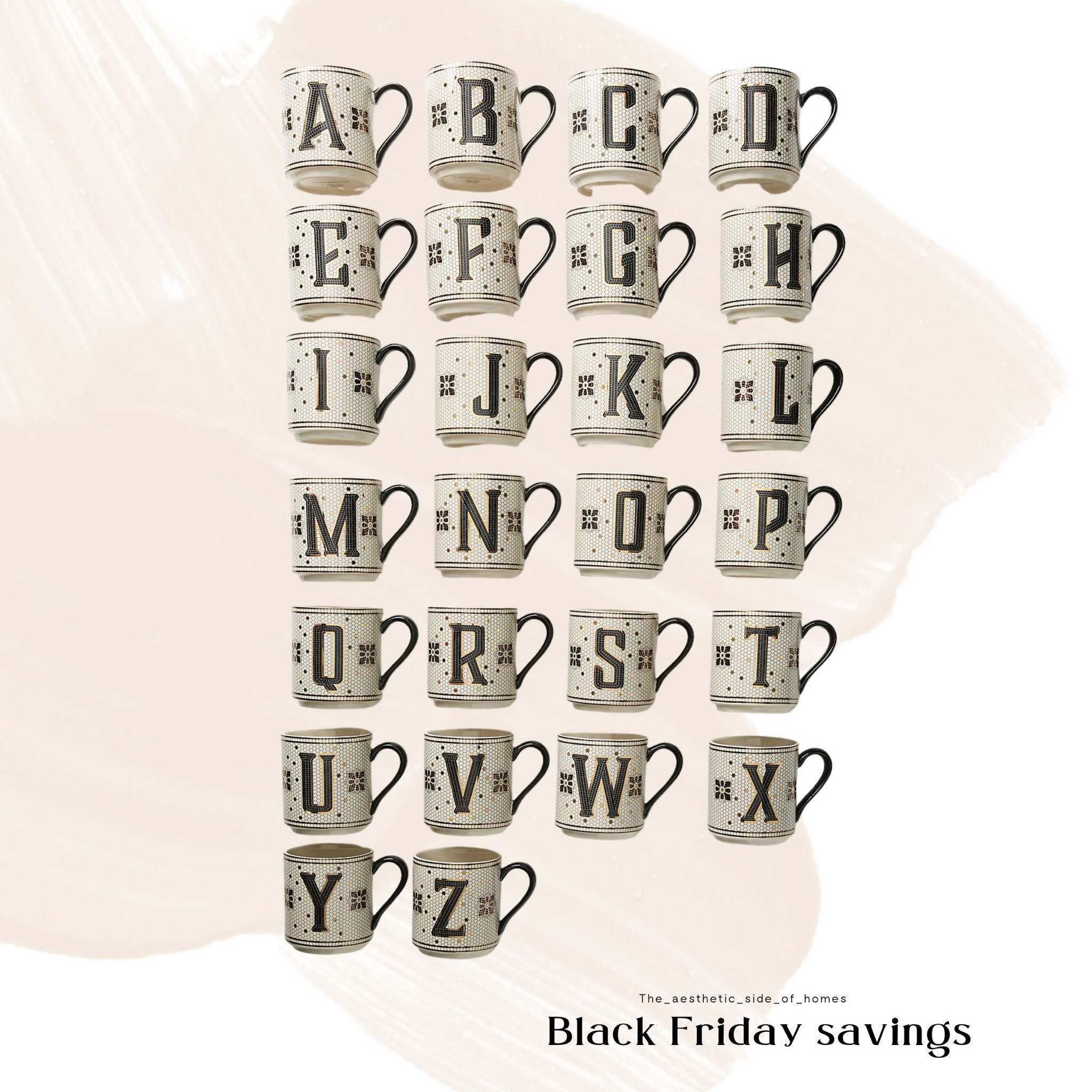 Tiled Margot Monogram Mug curated on LTK