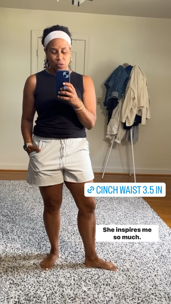 Cinchable Waist High-Rise Woven … curated on LTK