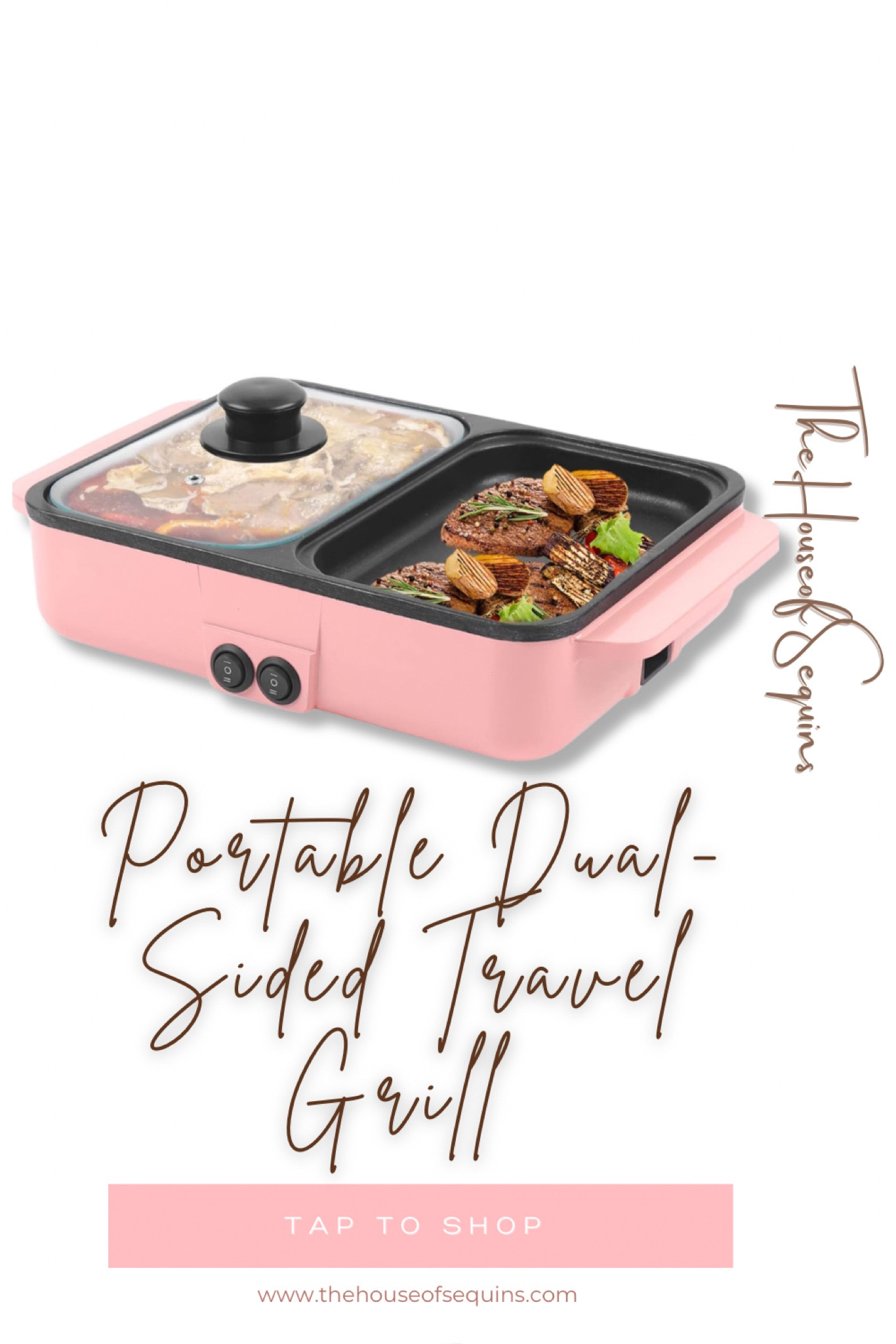 Hot Pot with Grill,2 in 1 Indoor … curated on LTK