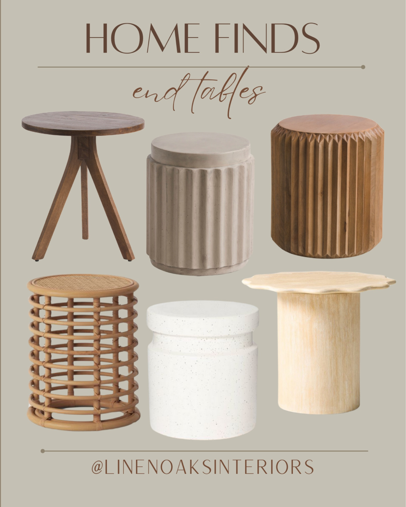 Monti Side Table (15") curated on LTK