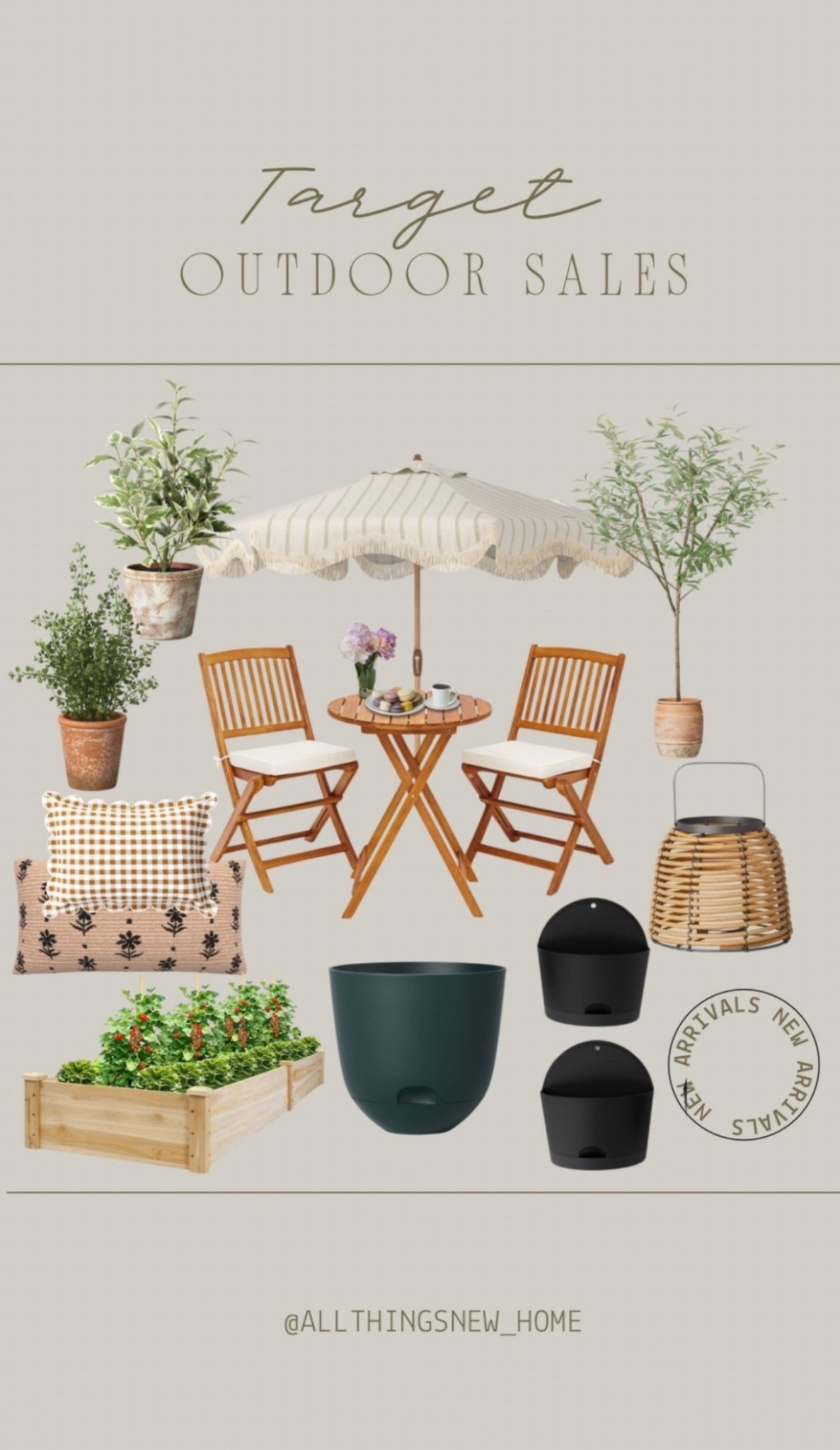 Steel Round Tray Top Outdoor … curated on LTK