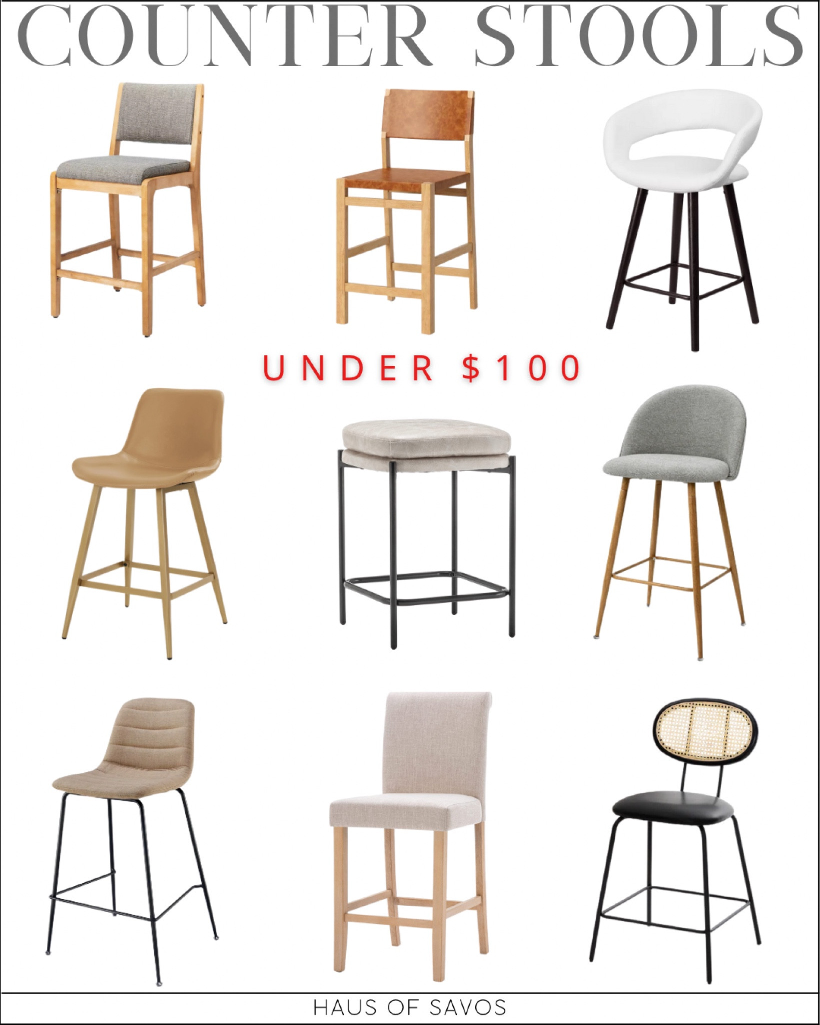 Wovenbyrd Modern Square Counter … curated on LTK