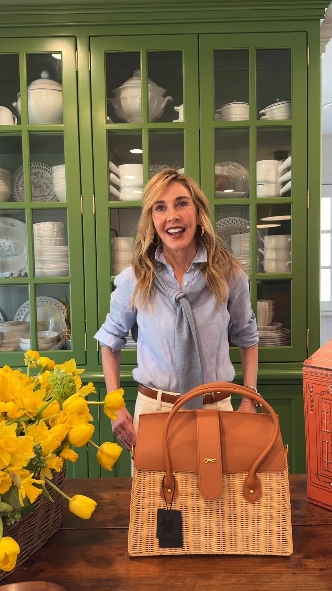 THE ONASSIS 35 BASKET - COGNAC* curated on LTK