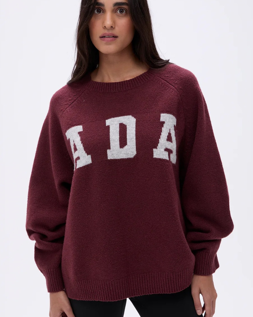 ADA Oversized Knit Sweatshirt - … curated on LTK