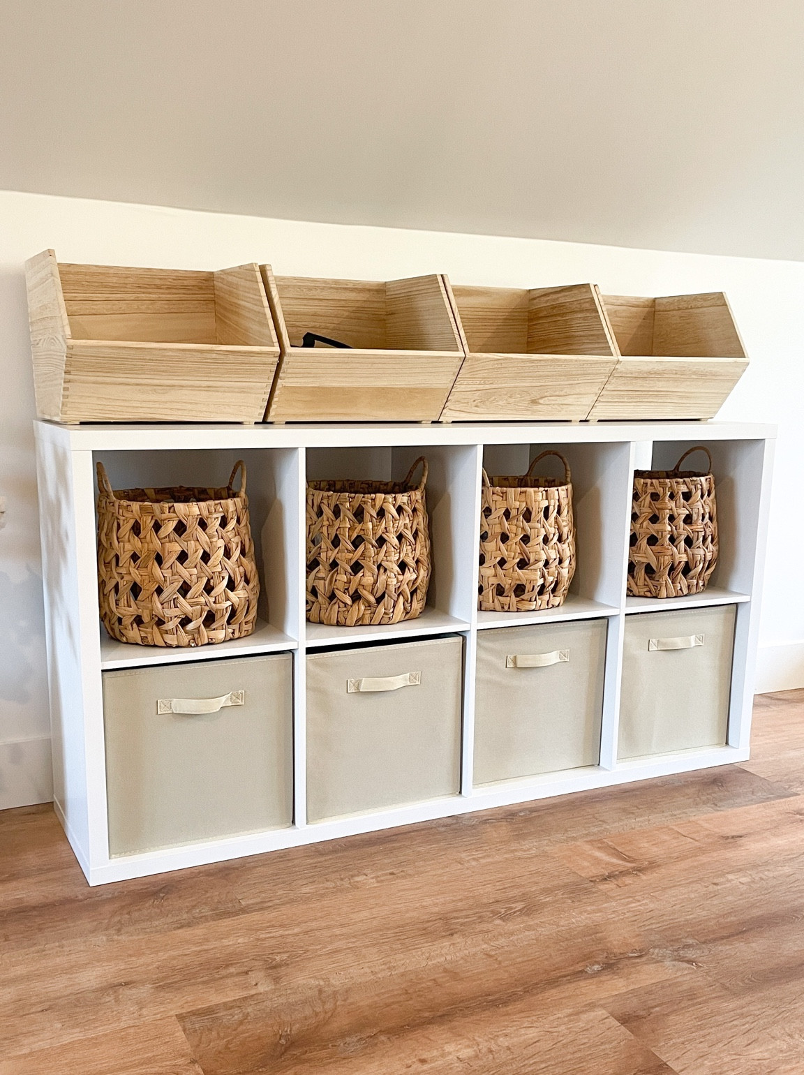 Stackable Wood Storage Bin Natural … curated on LTK