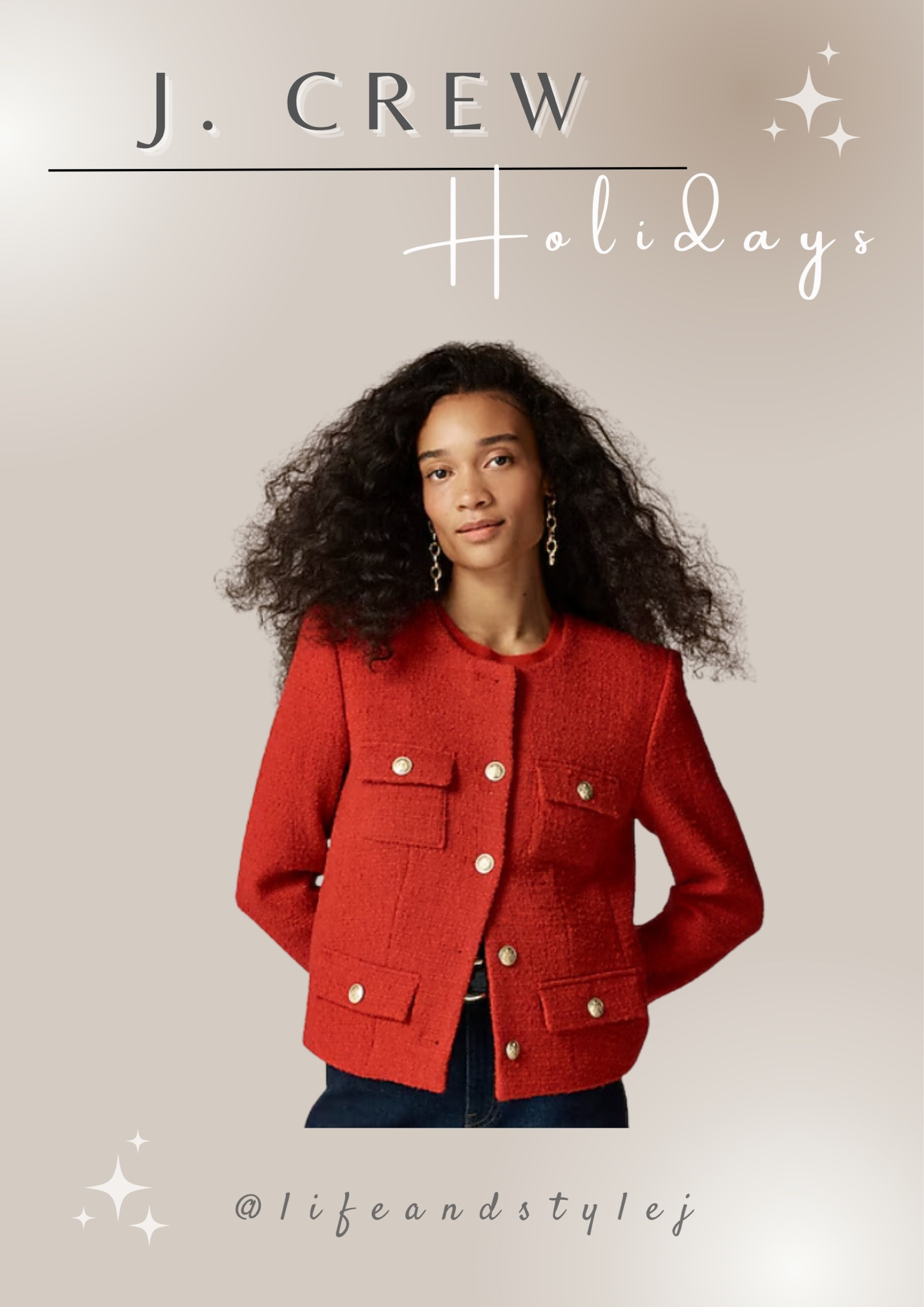 Isabelle lady jacket in tweed curated on LTK