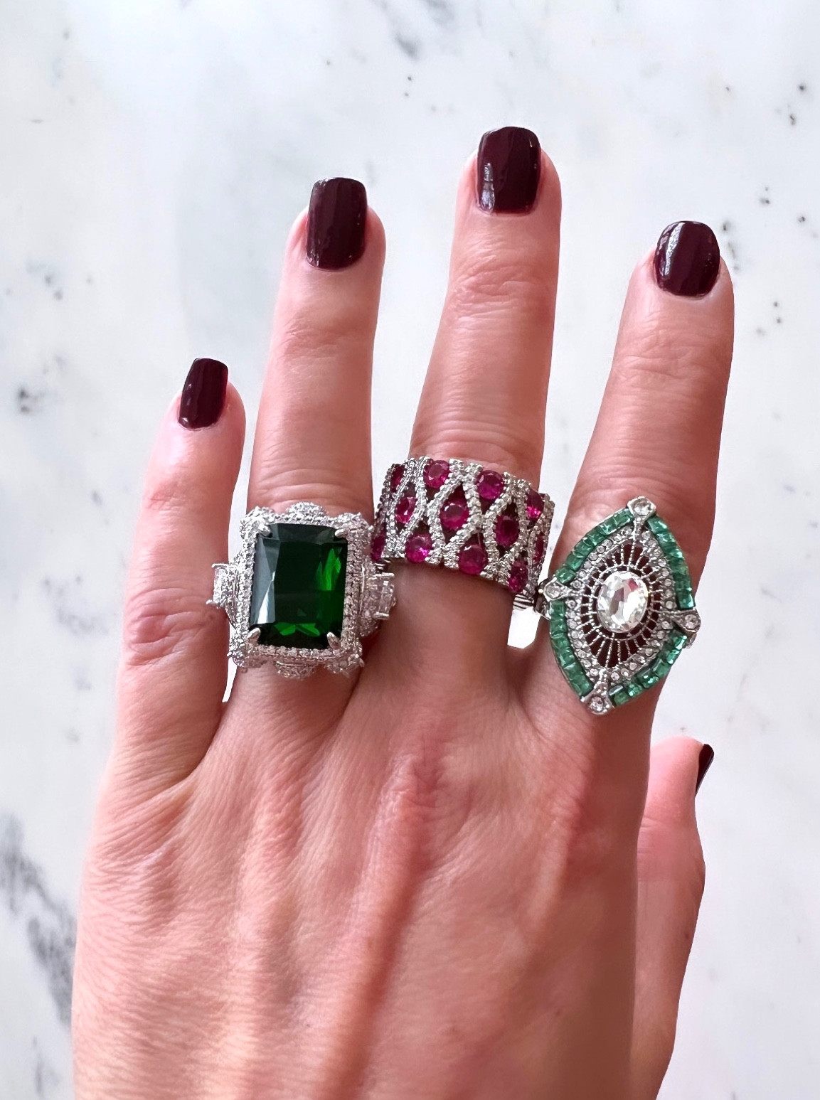 Cubic Zirconia Decor Ring curated on LTK