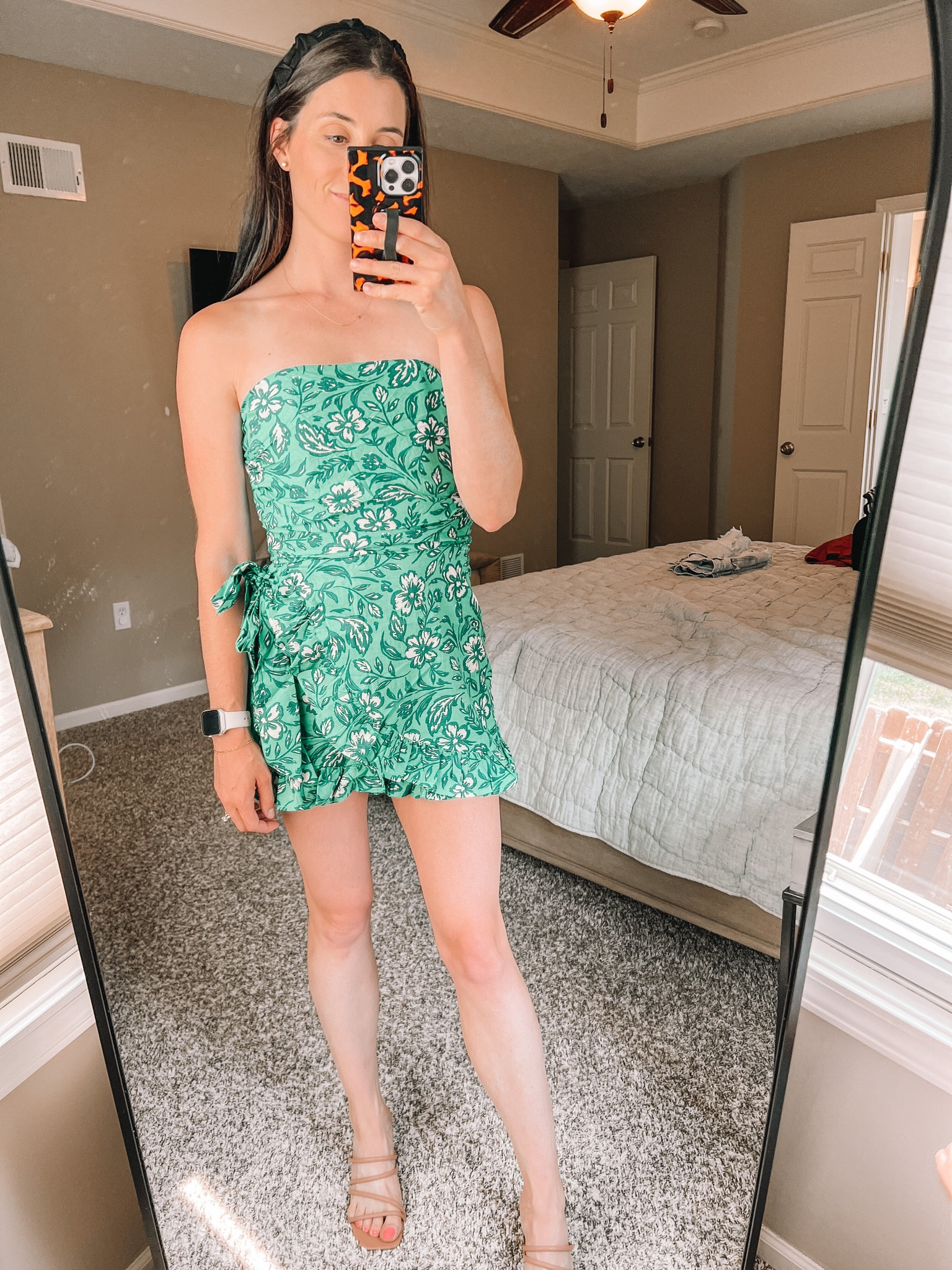 Floral Feels Strapless Wrap Romper curated on LTK