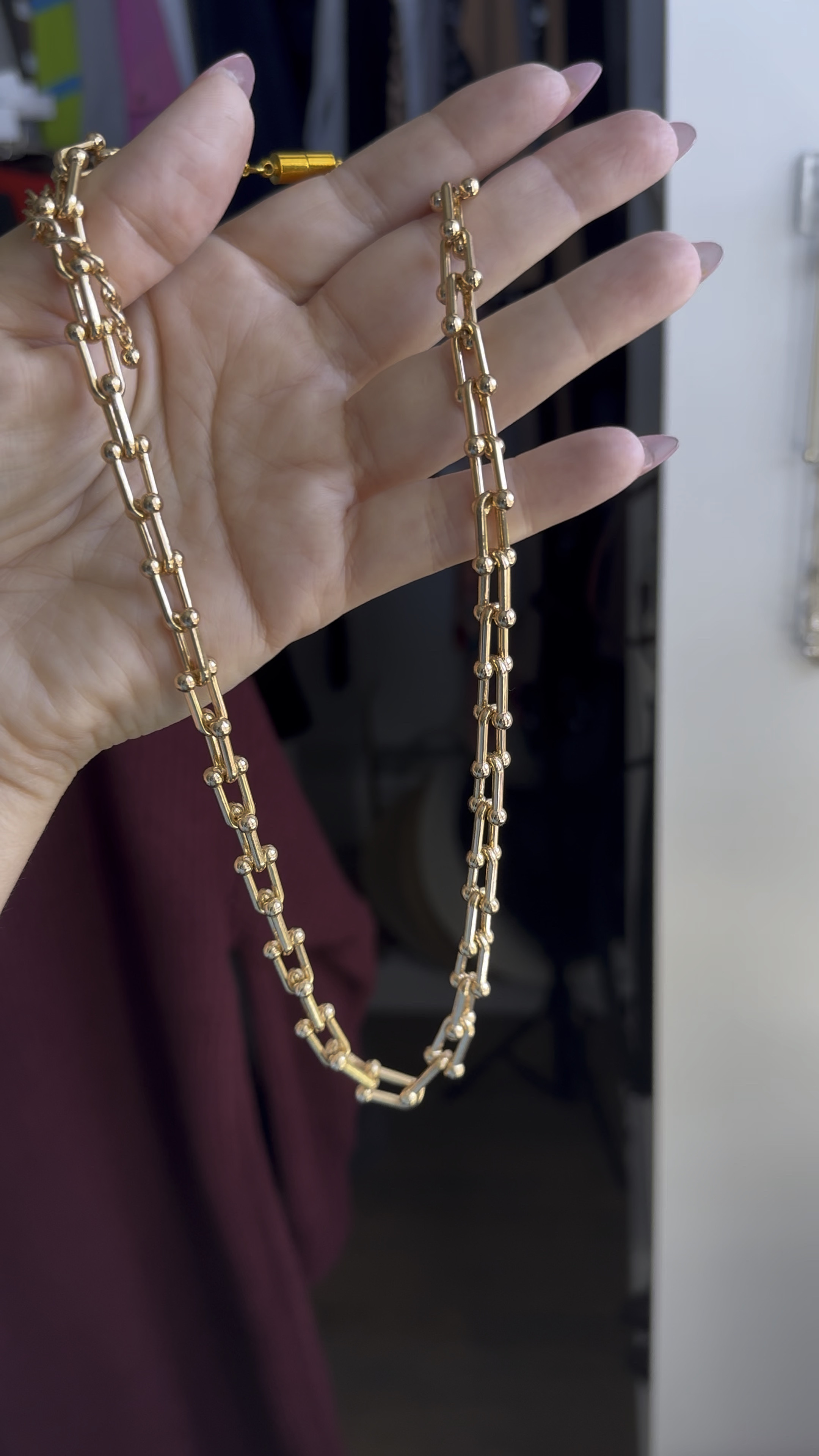 ChainsHouse Paperclip Chain Choker … curated on LTK