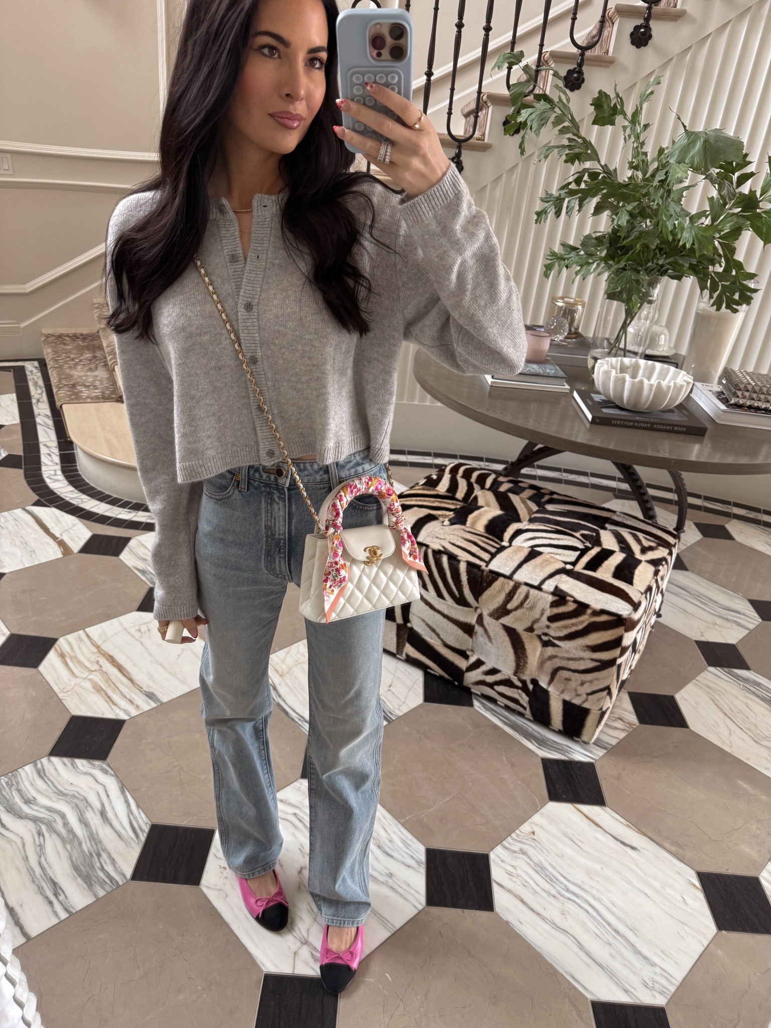 CASHMERE RELAXED CREW CARDIGAN curated on LTK