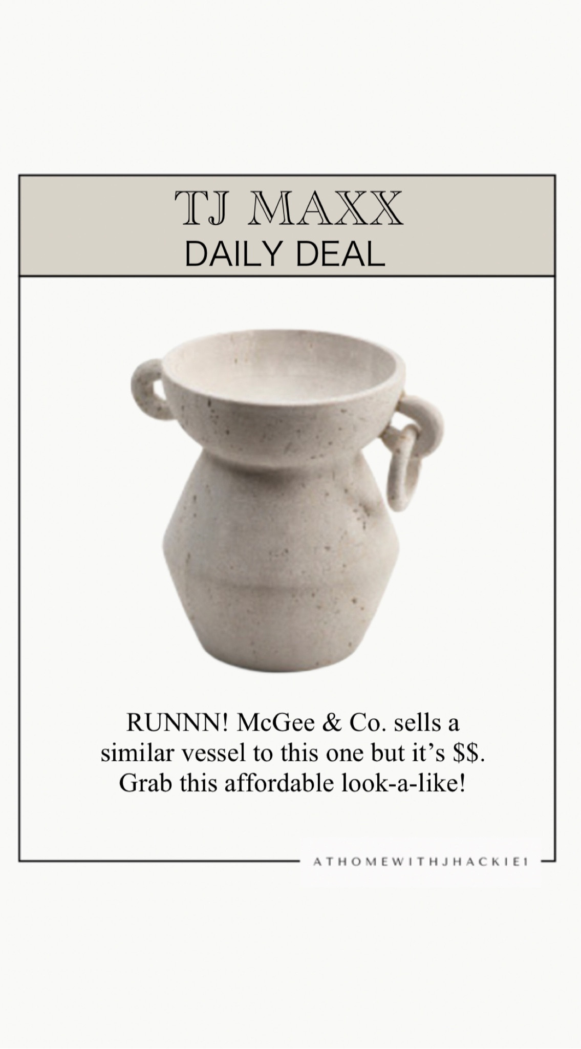 10in Travertine Vase Rings curated on LTK