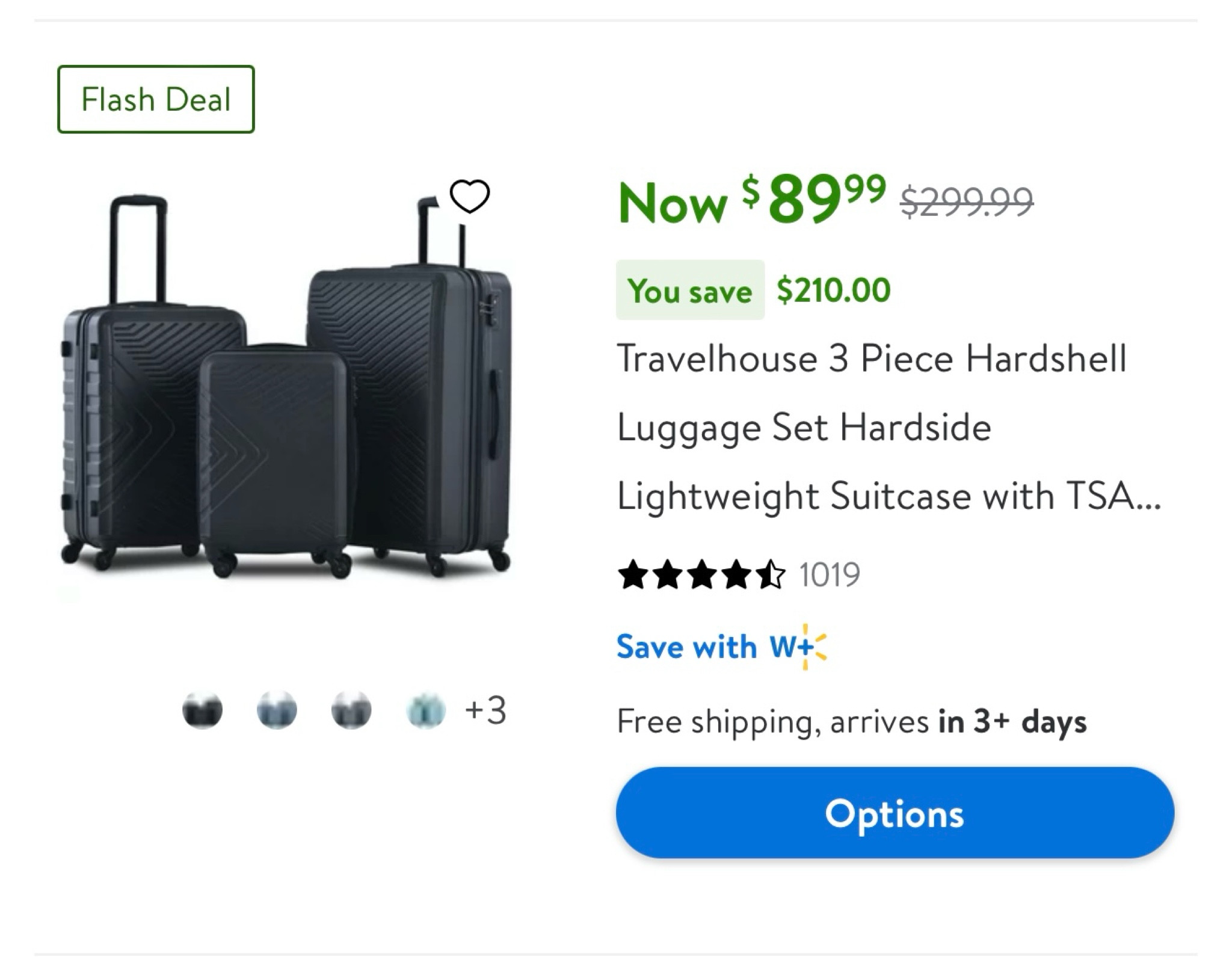 Travelhouse 3 Piece Hardshell … curated on LTK