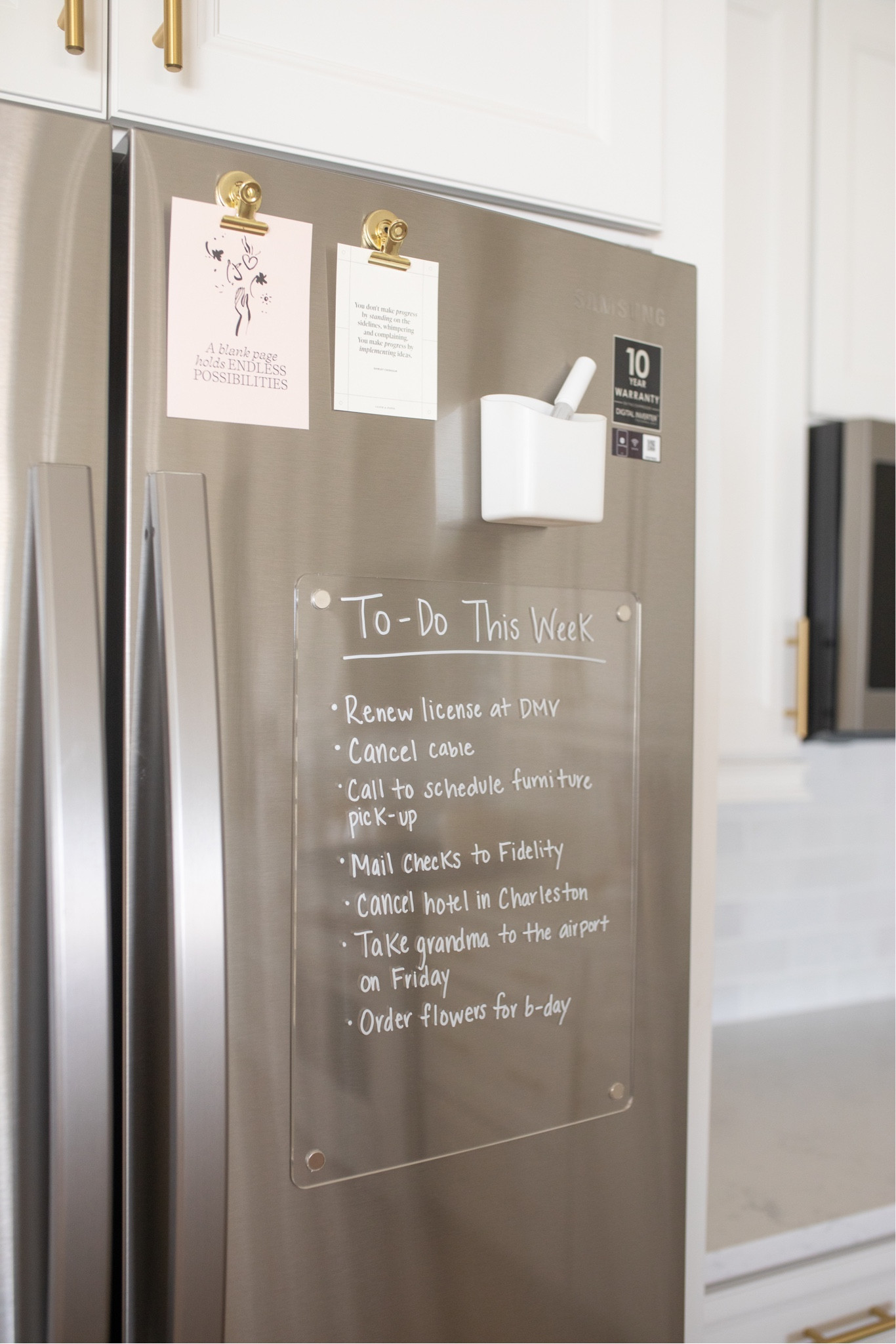 Acrylic Note Board Refrigerator … curated on LTK