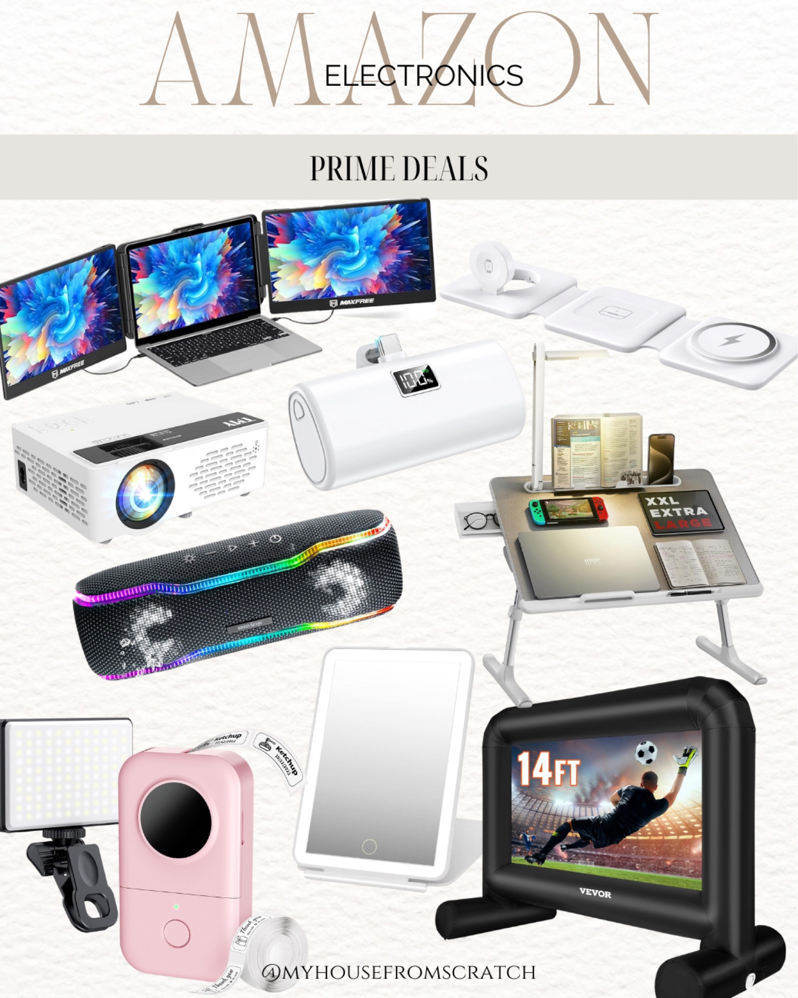 SAIJI Laptop Bed Tray Desk with … curated on LTK