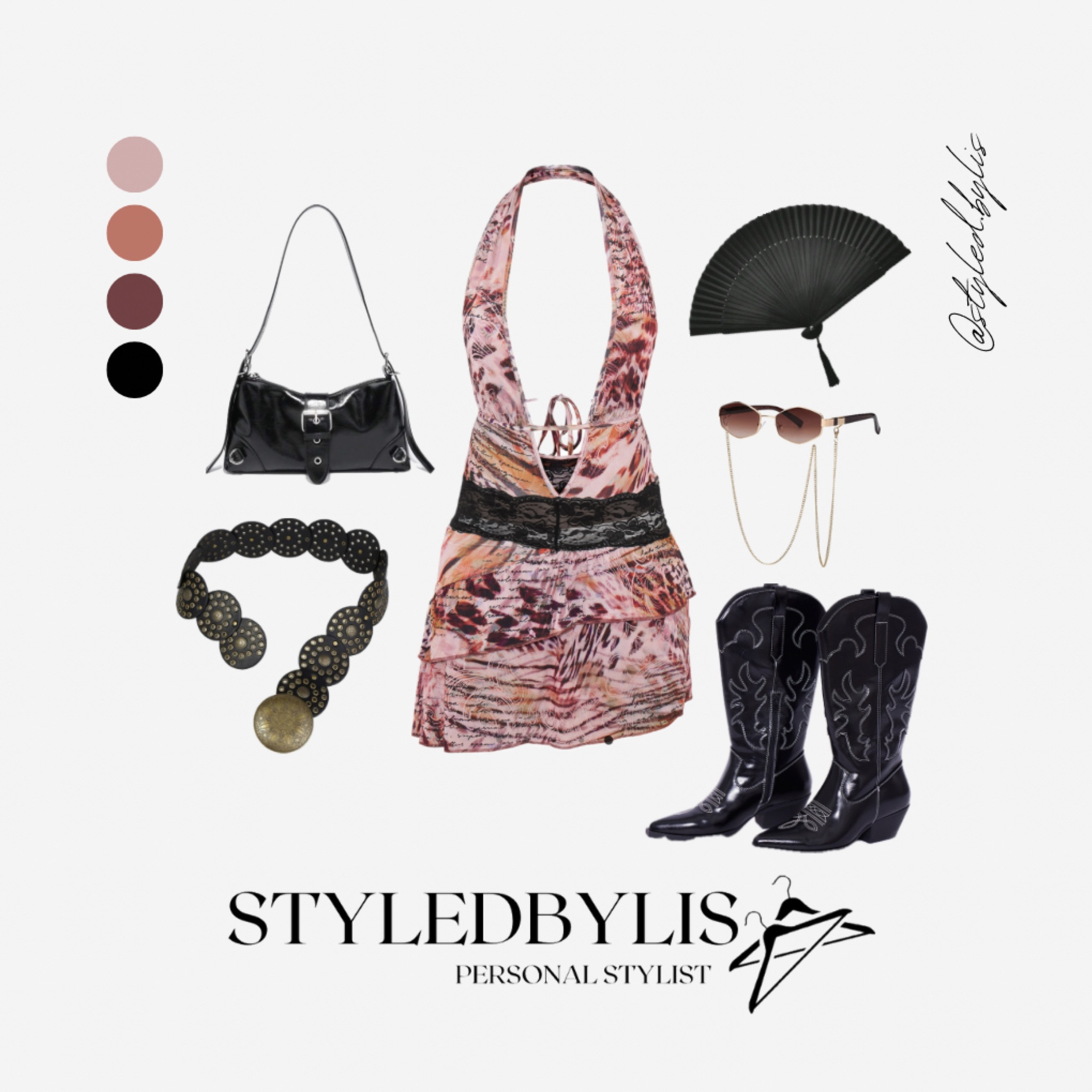 Multi Print Slinky Lace Panel … curated on LTK