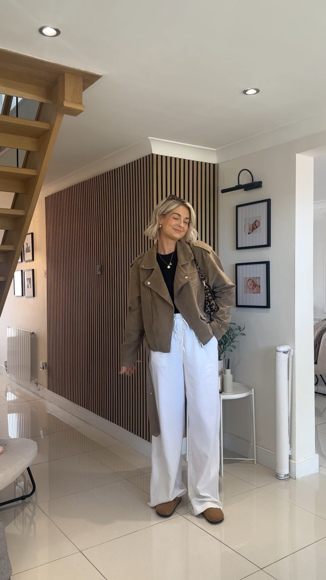 Suede Look Oversized Biker Jacket curated on LTK