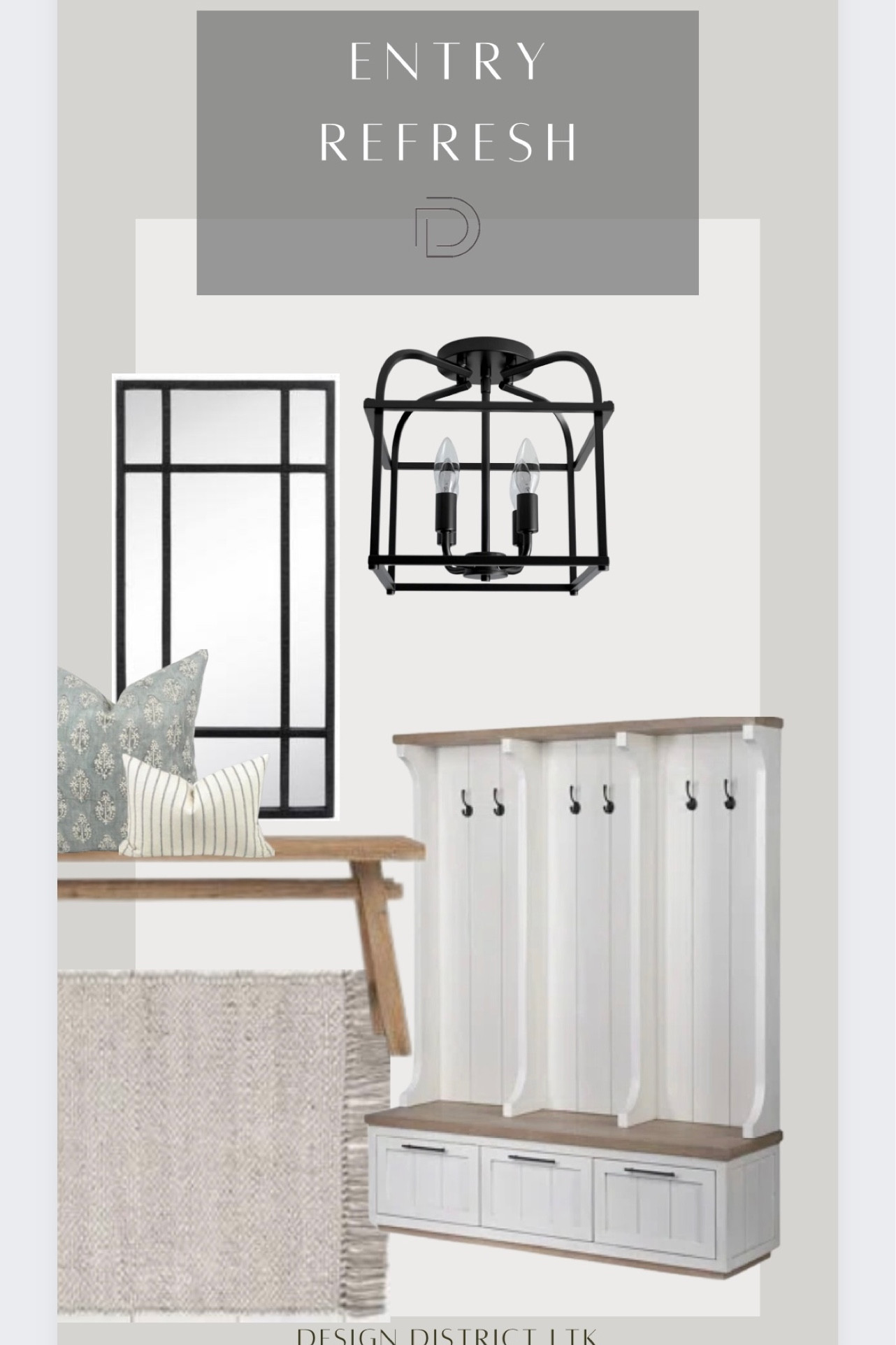 Kai Hall Tree 61'' Wide with Bench … curated on LTK