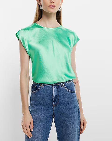 Satin Crew Neck Gramercy Tee curated on LTK