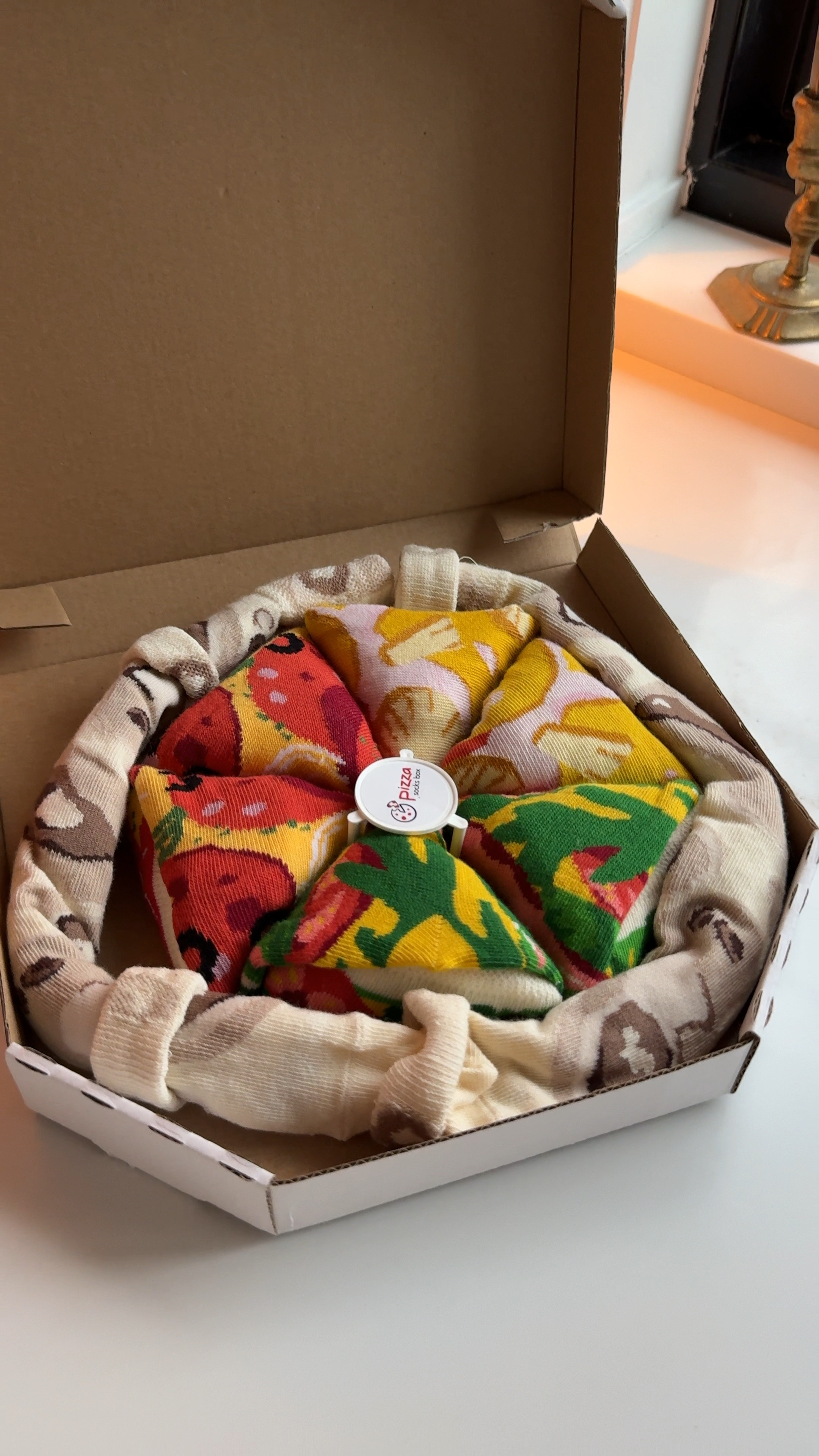 PIZZA SOCKS BOX 4 pairs MIX Hawaii … curated on LTK