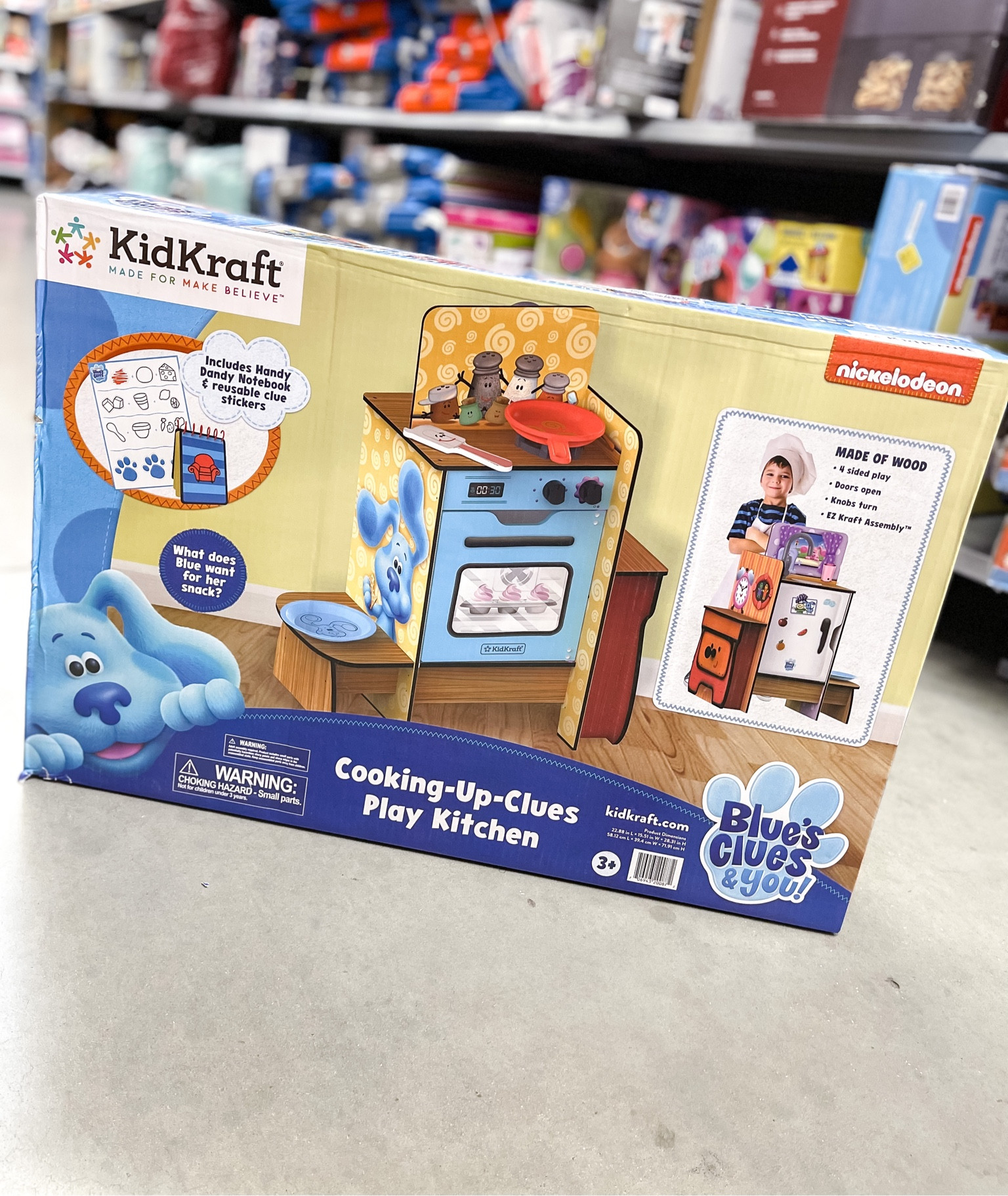 KidKraft Blue's Clues You! Cooking-Up-Clues Wooden Play, 46% OFF