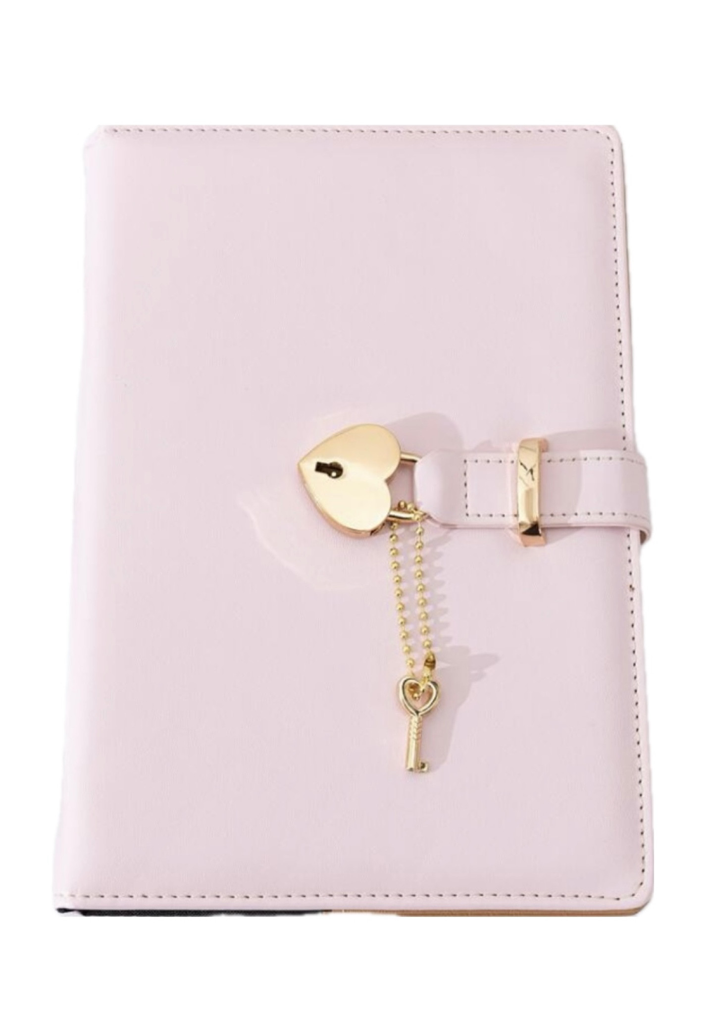 1pc Pink Heart Shaped Lock Journal … curated on LTK