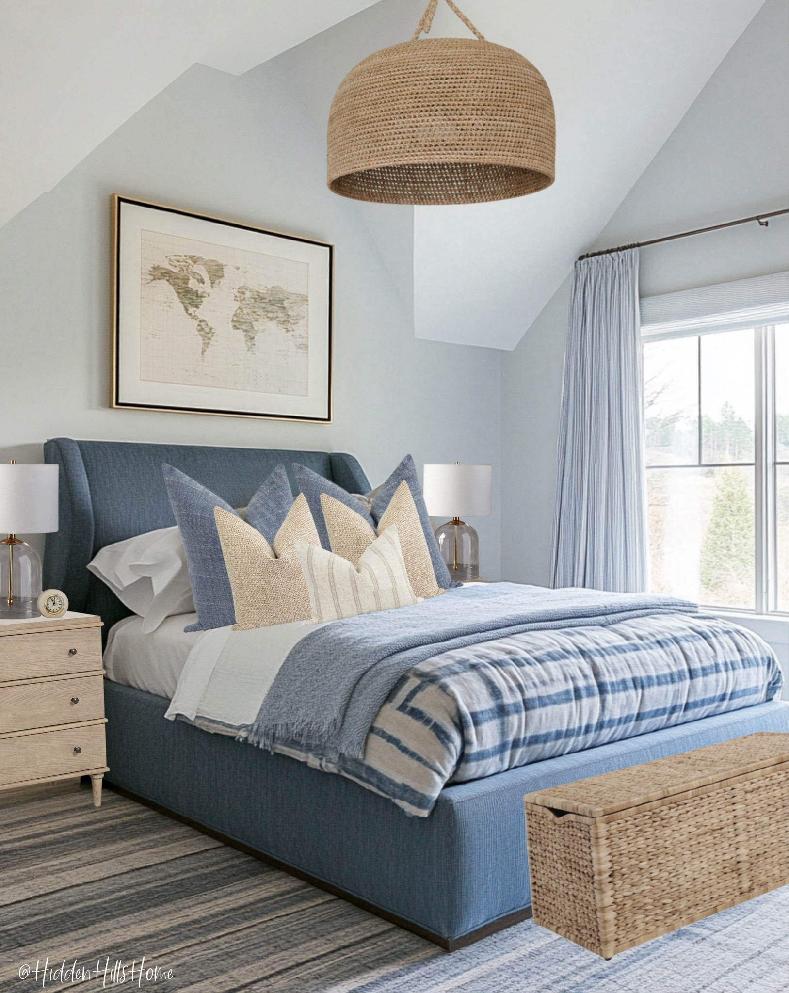 Graham Upholstered Bed with … curated on LTK