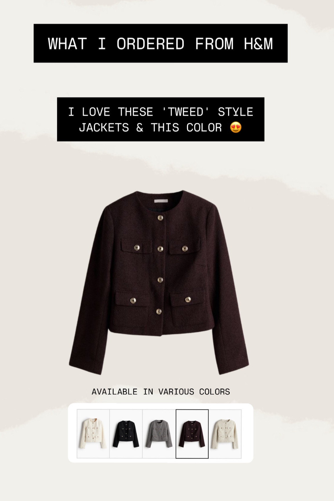 Textured-weave Jacket - Cream - … curated on LTK