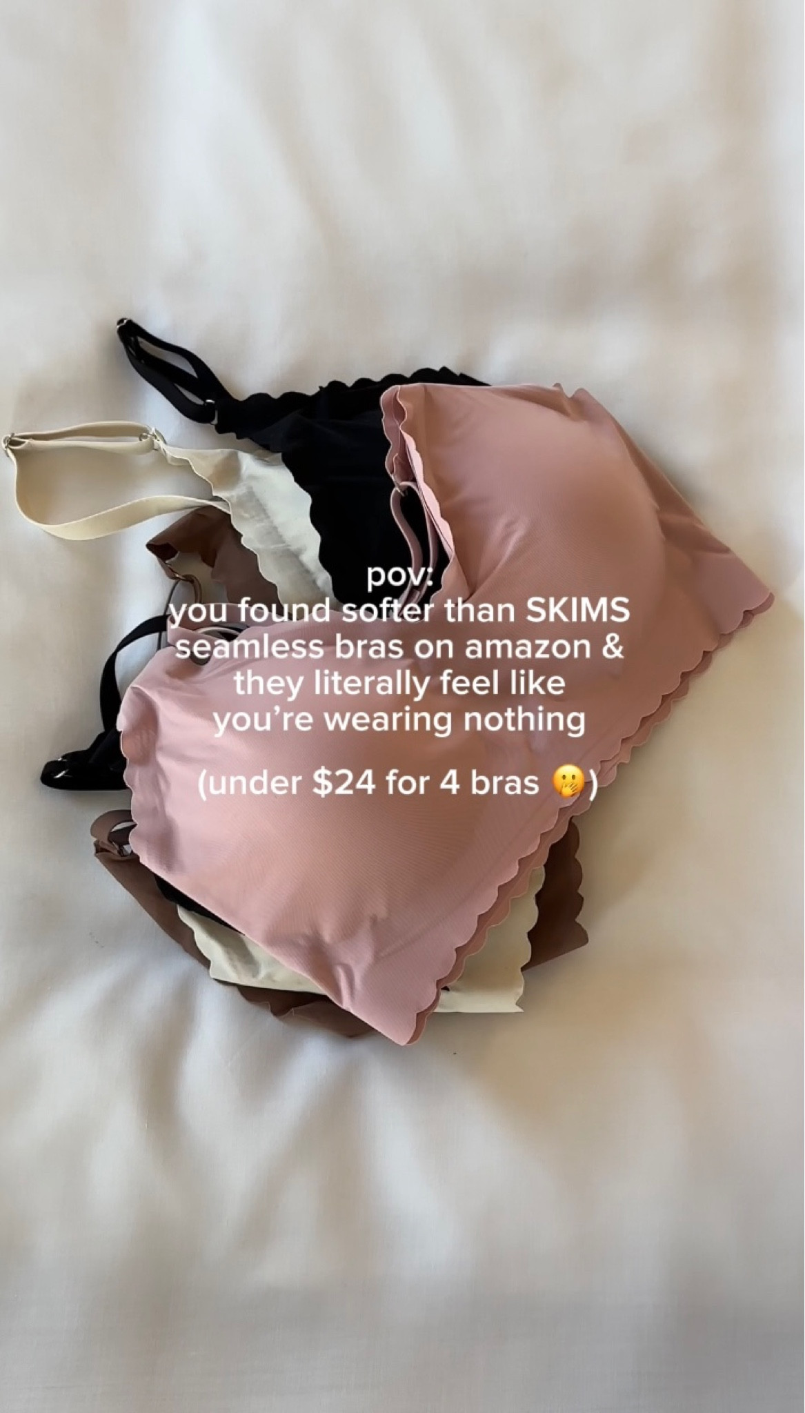 DEANGELMON V Neck Bralettes Padded … curated on LTK